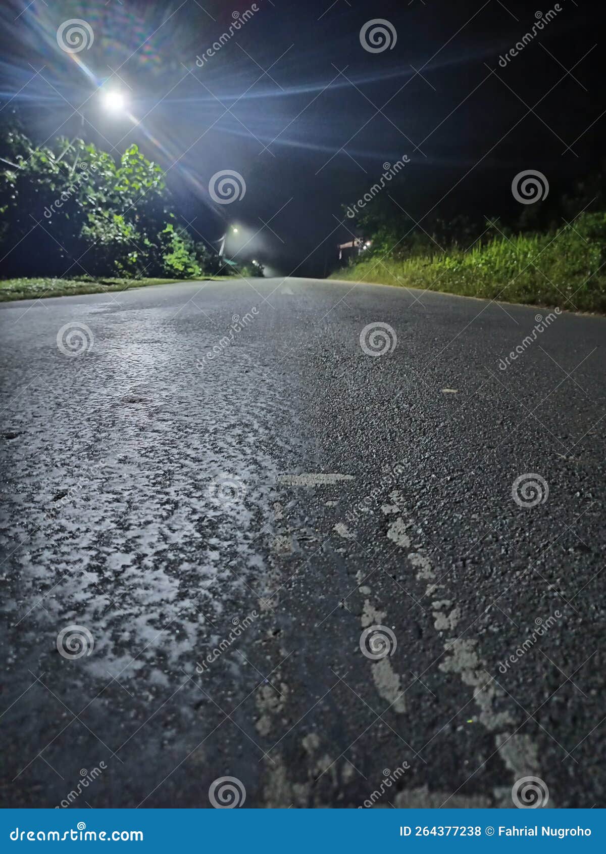 Flooring Night, Night Mood in Street Light Stock Photo - Image of road ...