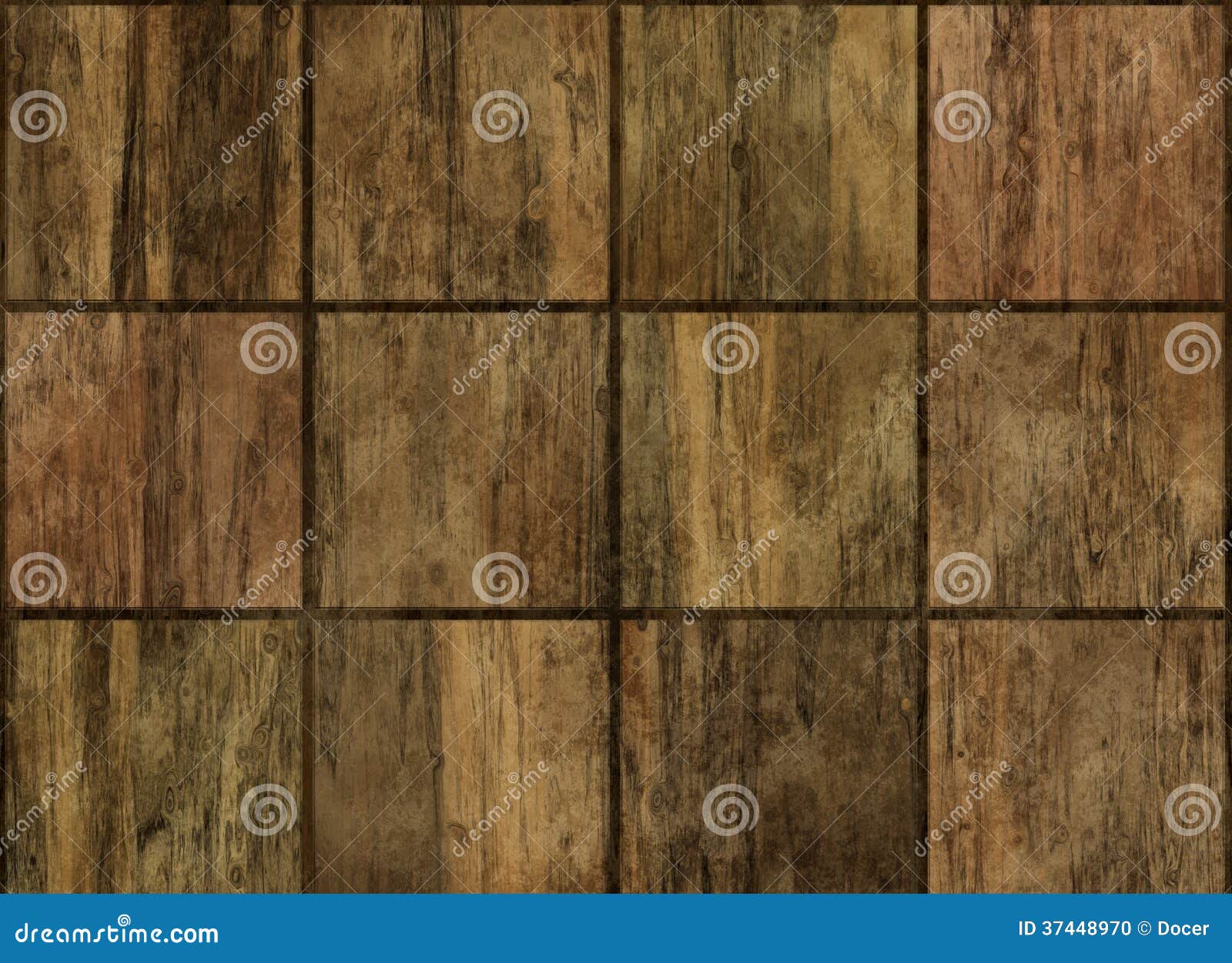 Square Wood Block Background Multiple Wood Textures Multiple Colors 3D ...