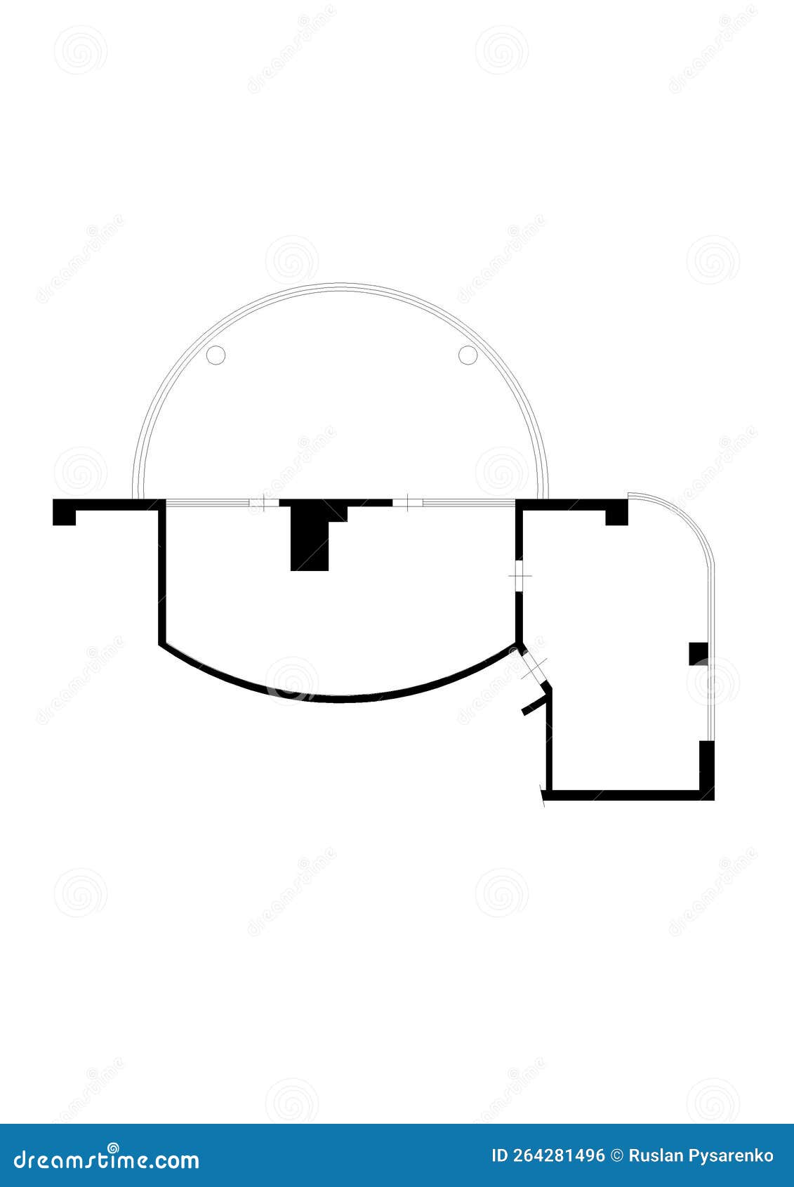 Floorplan. Apartment Plan Layout House. Plan Space. Interior Design ...