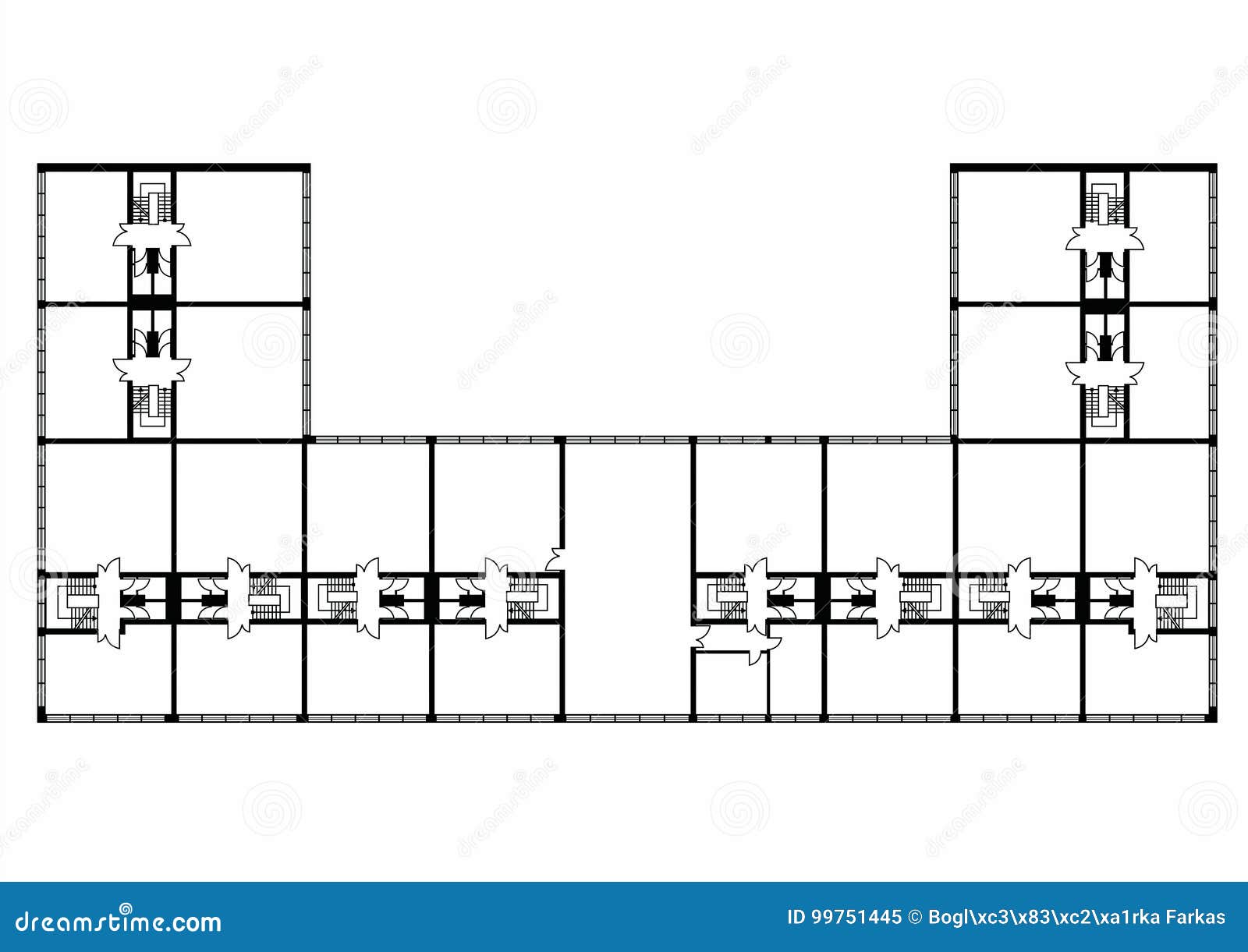 Floorplan stock illustration. Illustration of floorplan - 99751445