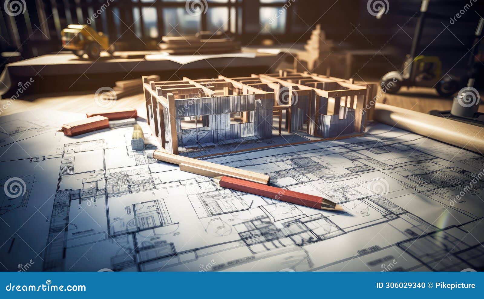 Floorplan building plans stock illustration. Illustration of structure ...