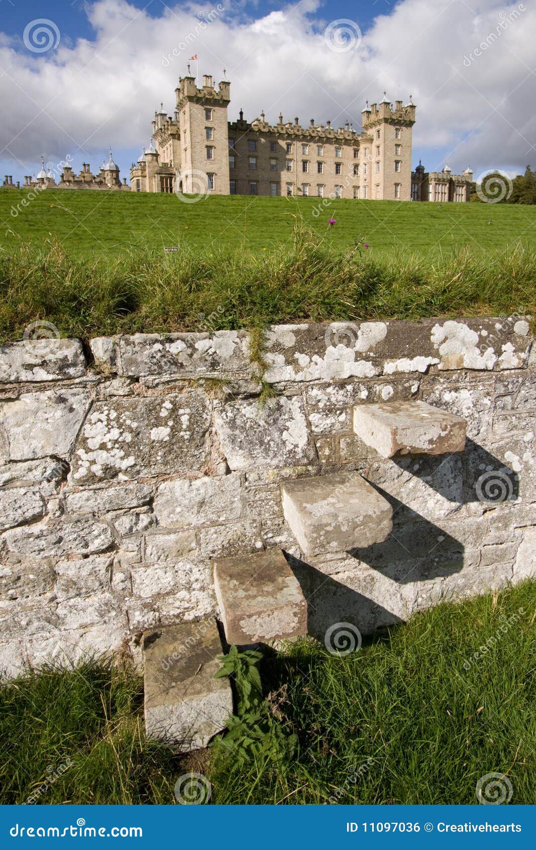 Floors Castle 2 stock photo. Image of attraction, borders - 11097036