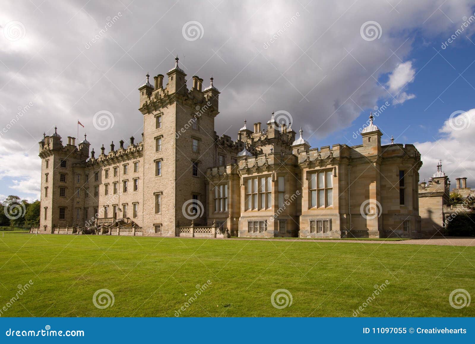 Floors Castle 3 stock image. Image of attraction, kelso - 11097055
