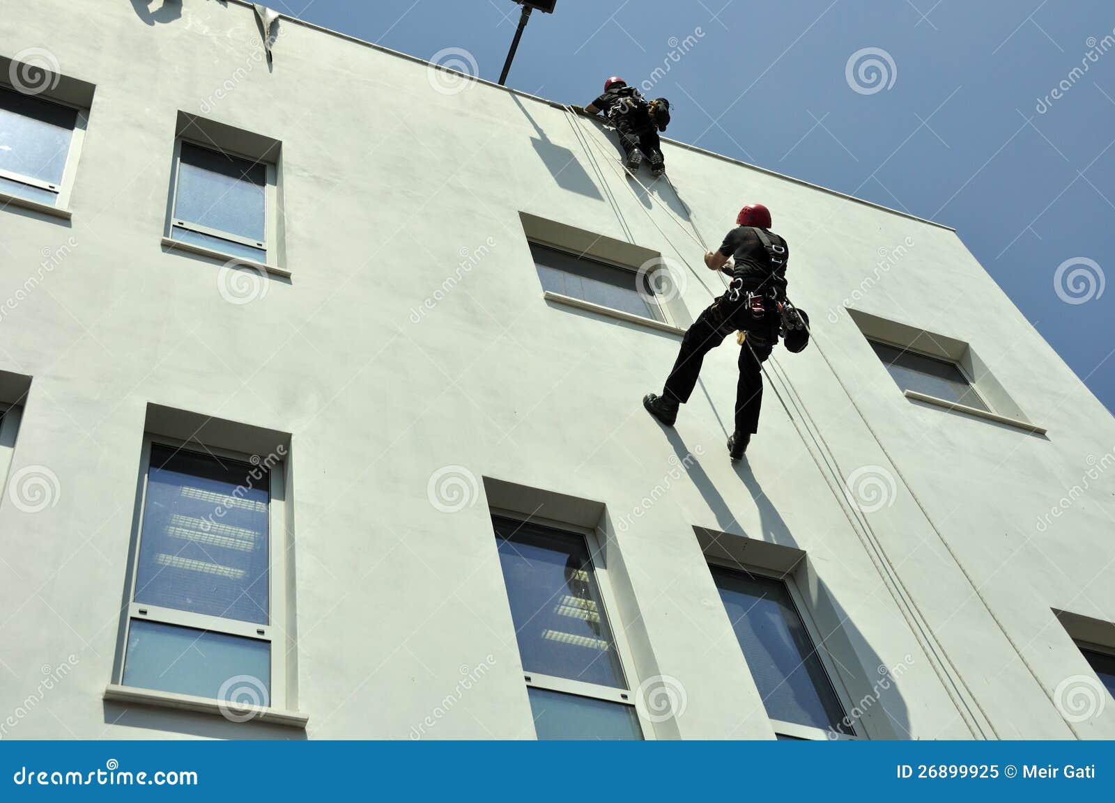 Between the Floors on the Outsided Wall Editorial Image - Image of save ...
