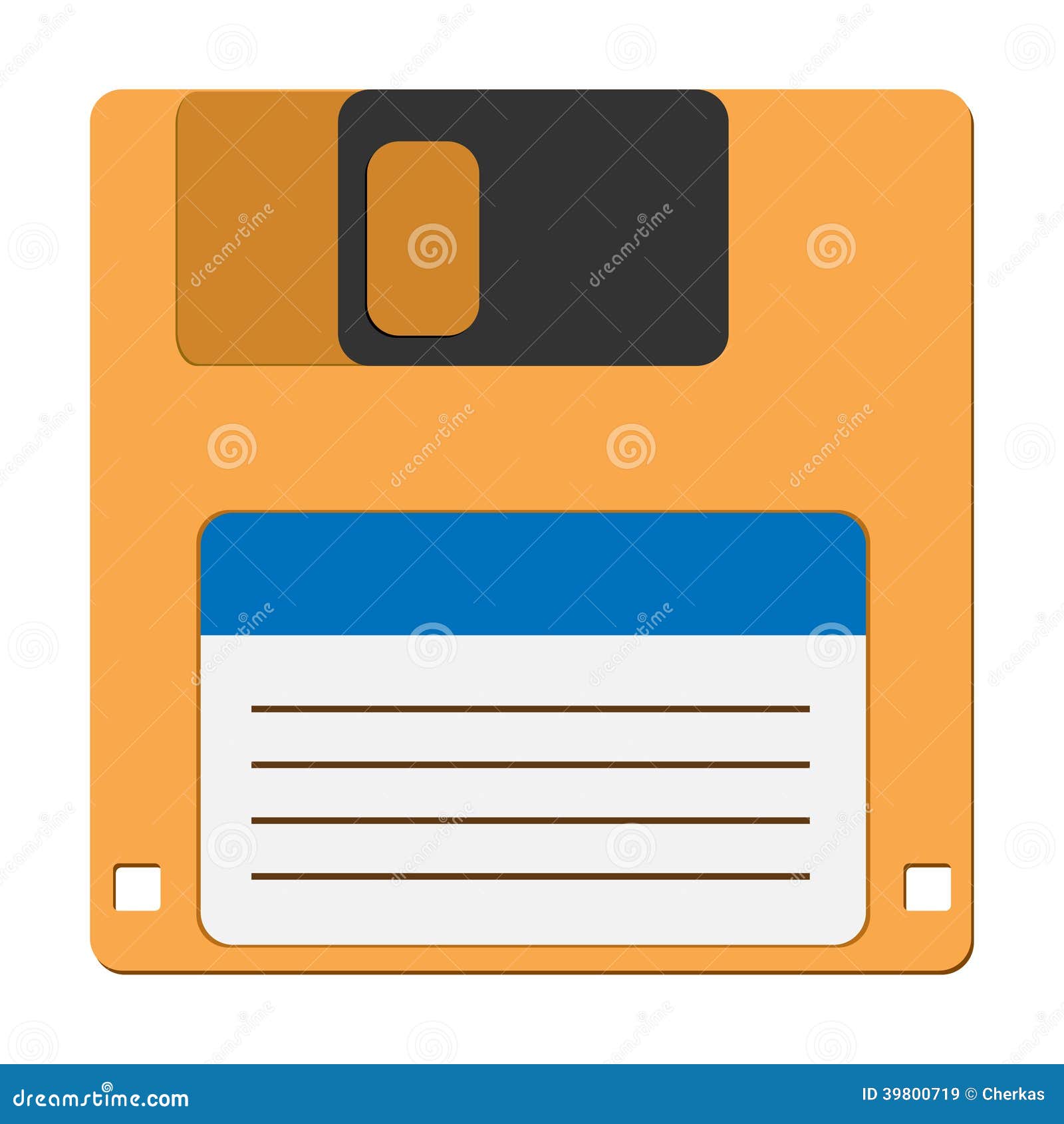 Floppy Disc Data Backup - Vector Illustration - Isolated On Transparent ...