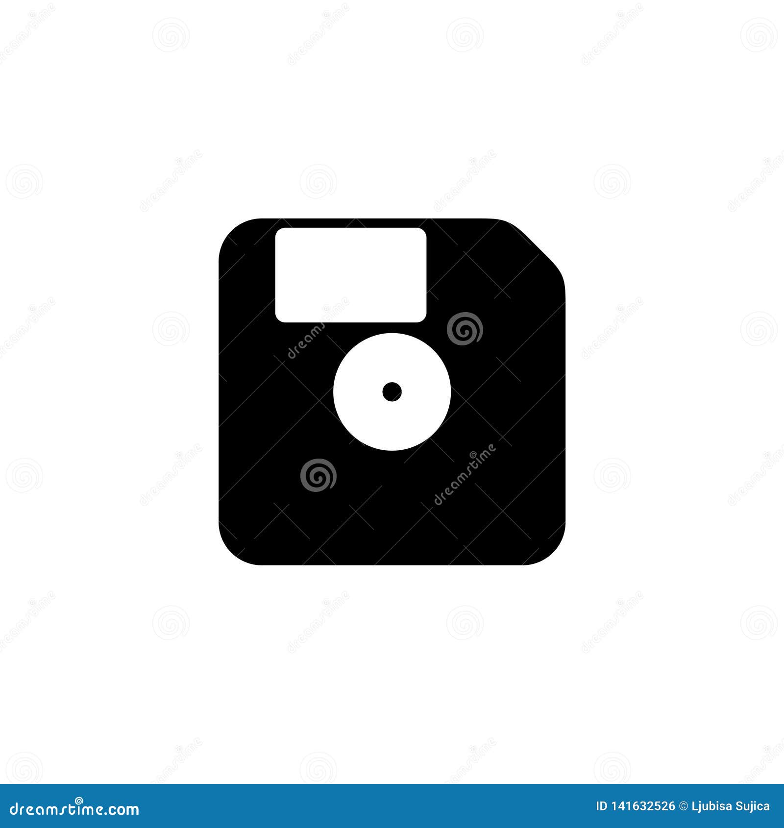 Floppy Magnetic Disks, Computer Diskettes Icon In Retro Old 90s ...