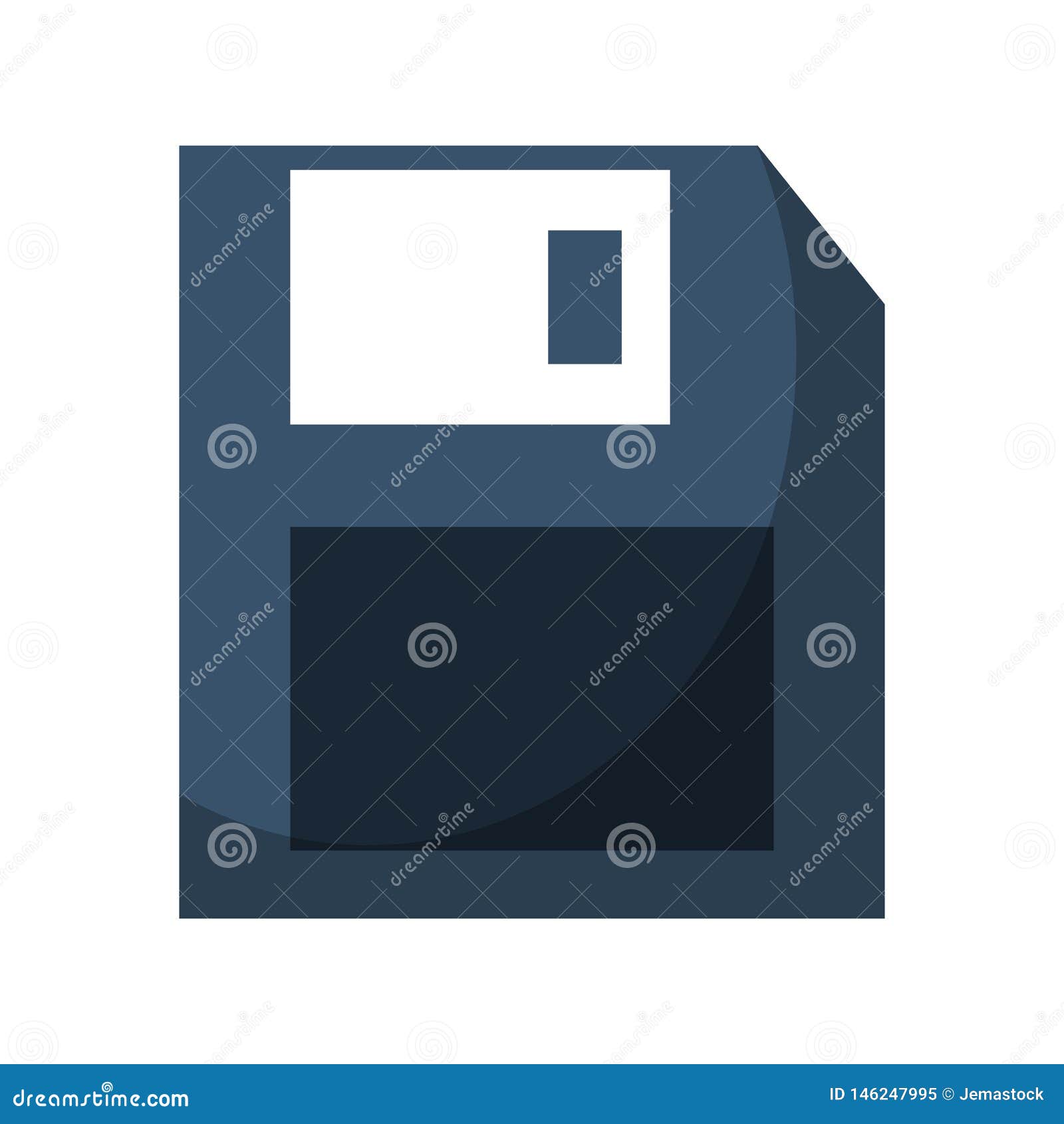 Floppy disk icon stock vector. Illustration of file - 146247995