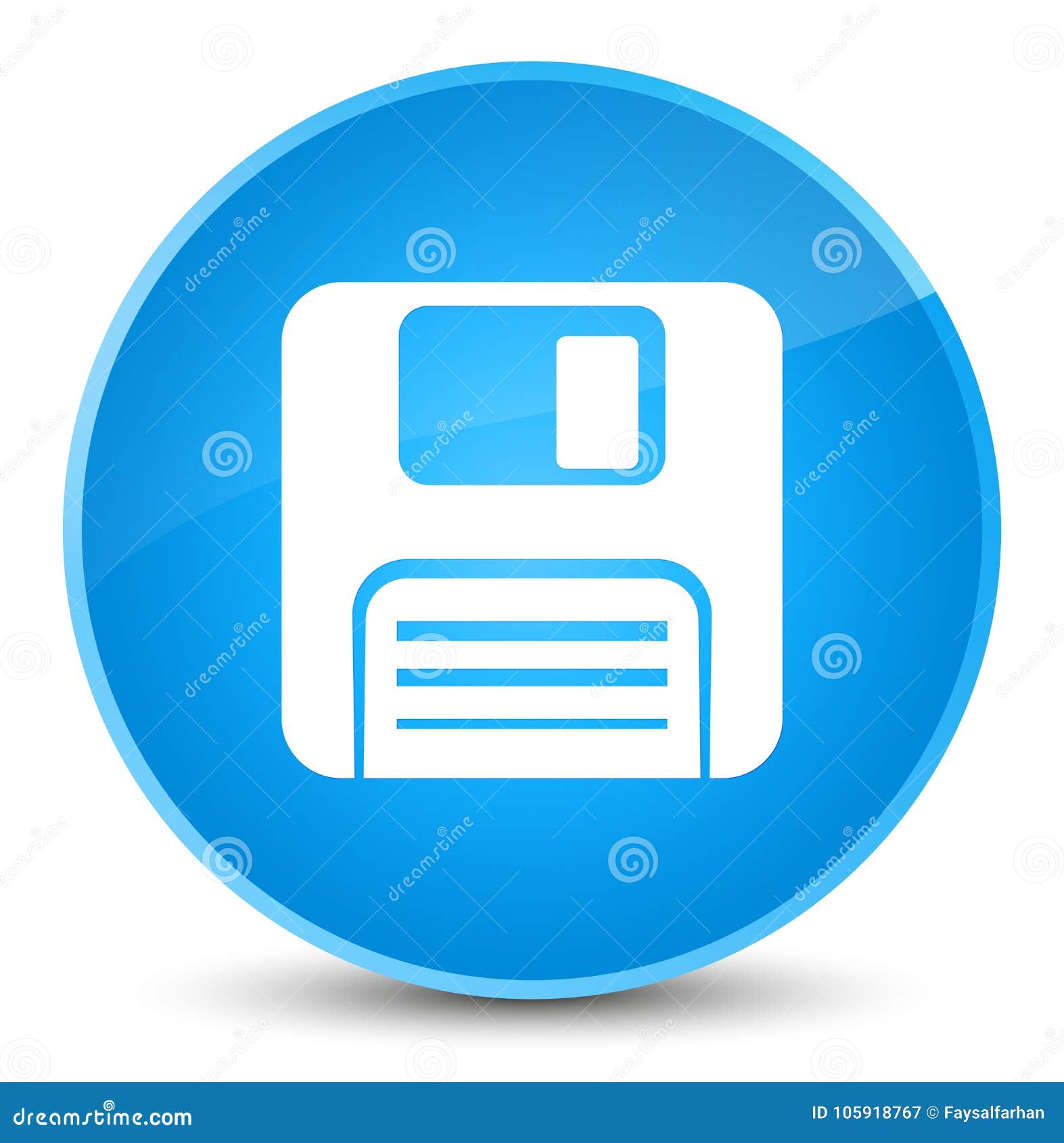 Floppy Disk Icon Elegant Cyan Blue Round Button Stock Illustration ... Floppy Disk Icon Elegant Cyan Blue Round Button Stock Illustration ...