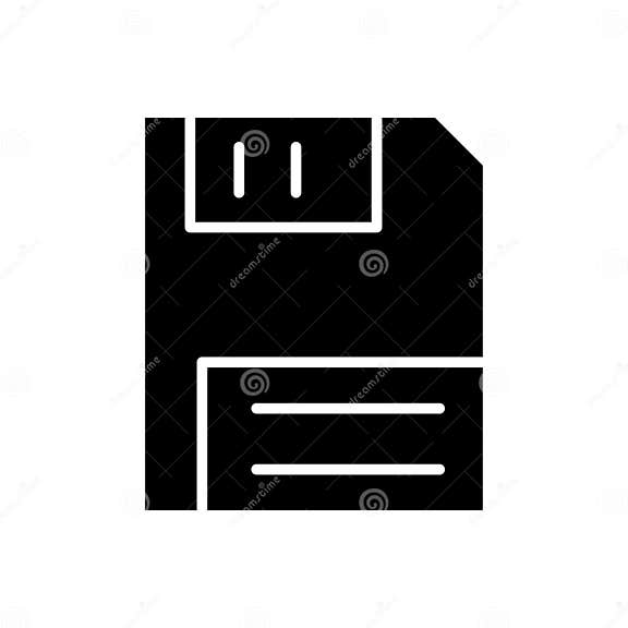 Floppy Disk Icon Set. Diskette Sign. Computer Save Button Vector Symbol ...