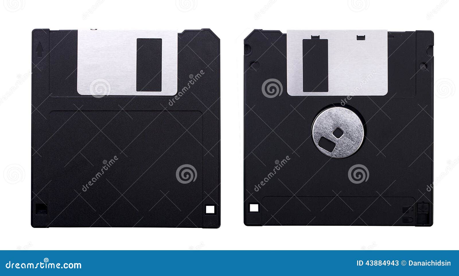 Floppy Disk Isolated on White Stock Image - Image of office, retro ...
