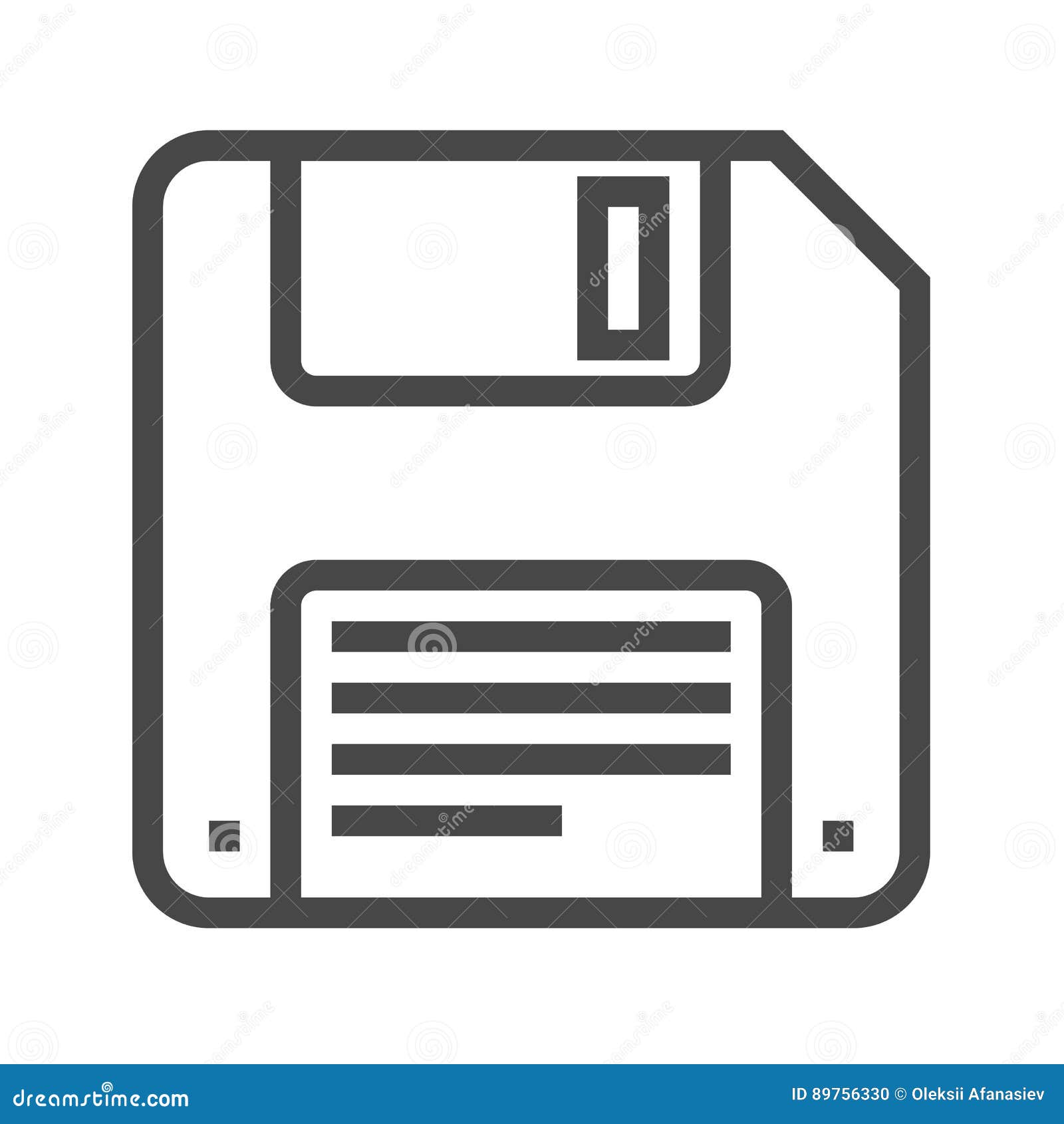 Floppy Disk Line Vector Icon Stock Vector - Illustration of information ... Floppy Disk Line Vector Icon Stock Vector - Illustration of information ...