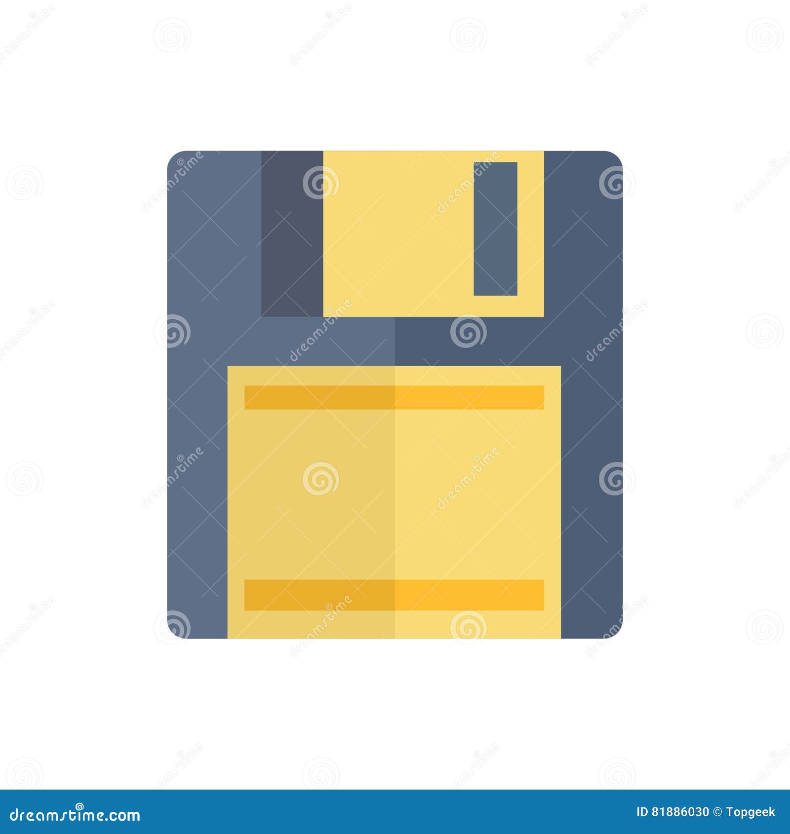 Floppy Disk Magnetic Computer Data Storage Support Stock Vector ...