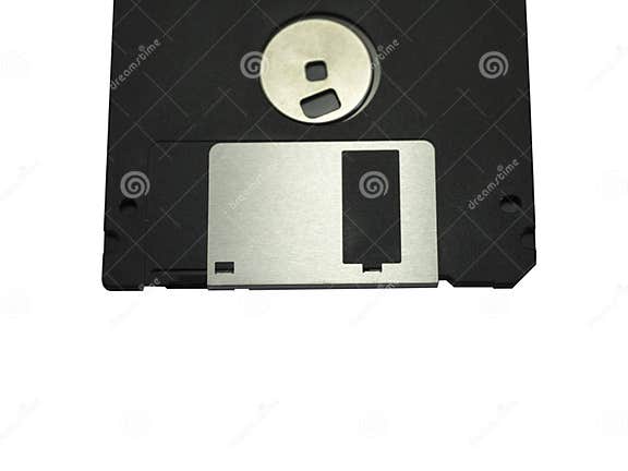 Floppy Disk Magnetic Computer Data Storage Support on White Back Stock ...