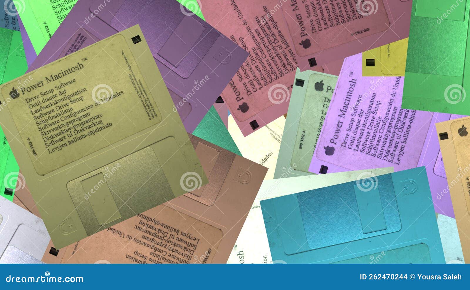 Floppy Disk Power Macintosh Editorial Stock Image - Image of digital ...