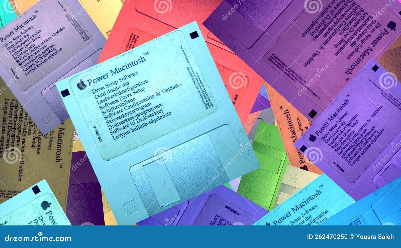 Floppy Disk Power Macintosh Editorial Image - Image of electronics ...