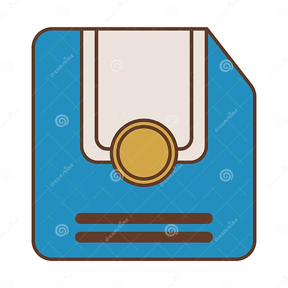 Floppy Disk Retro Computer Tech Stock Vector - Illustration of element ...