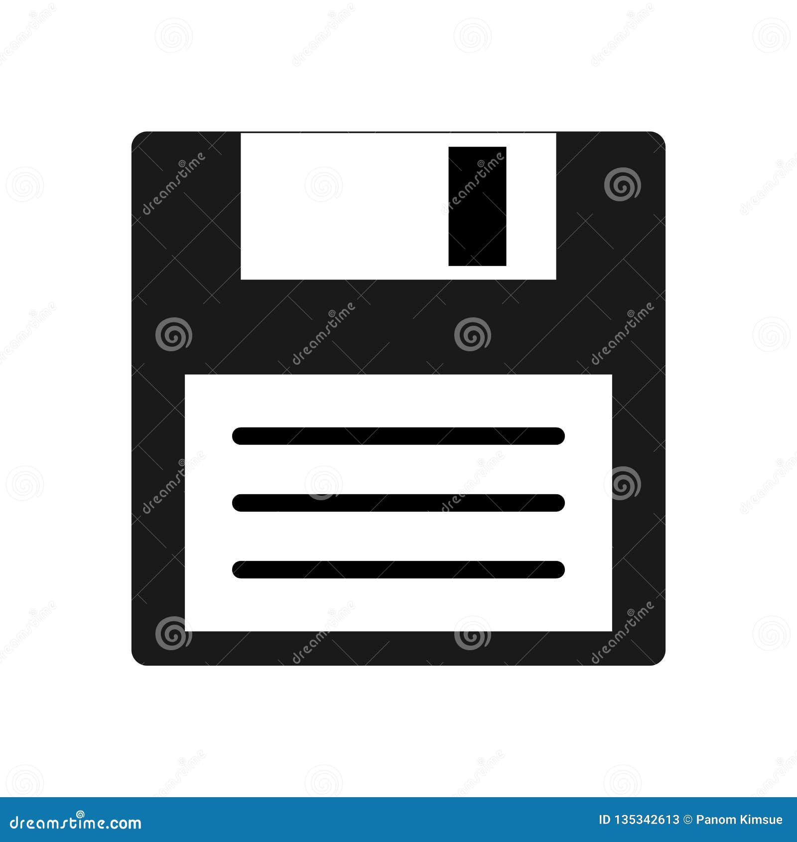 Floppy Disk or Save Flat Vector Icon. for Your Web Site Design, Logo ...