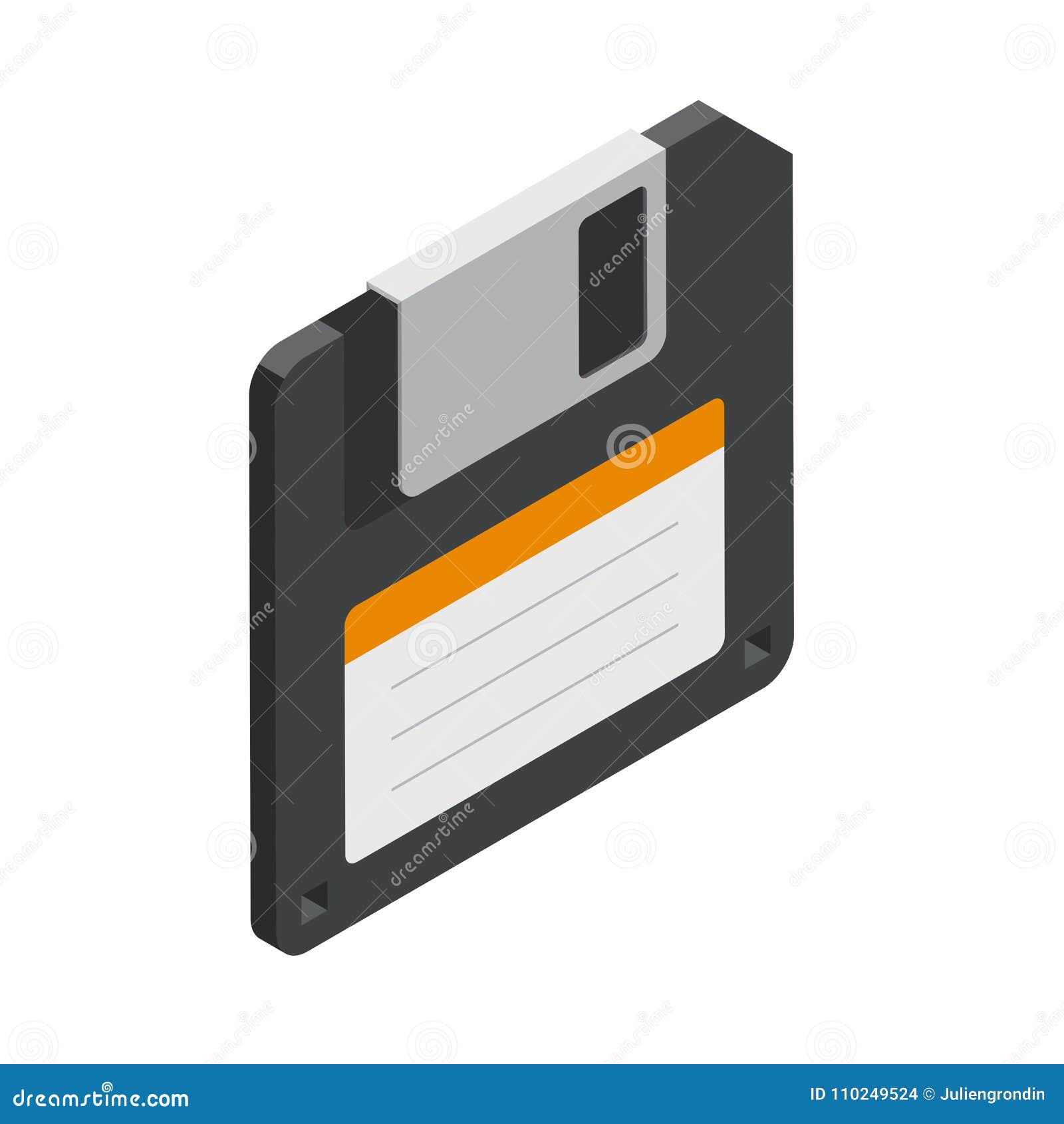 Floppy disk save icon stock illustration. Illustration of diskette ...