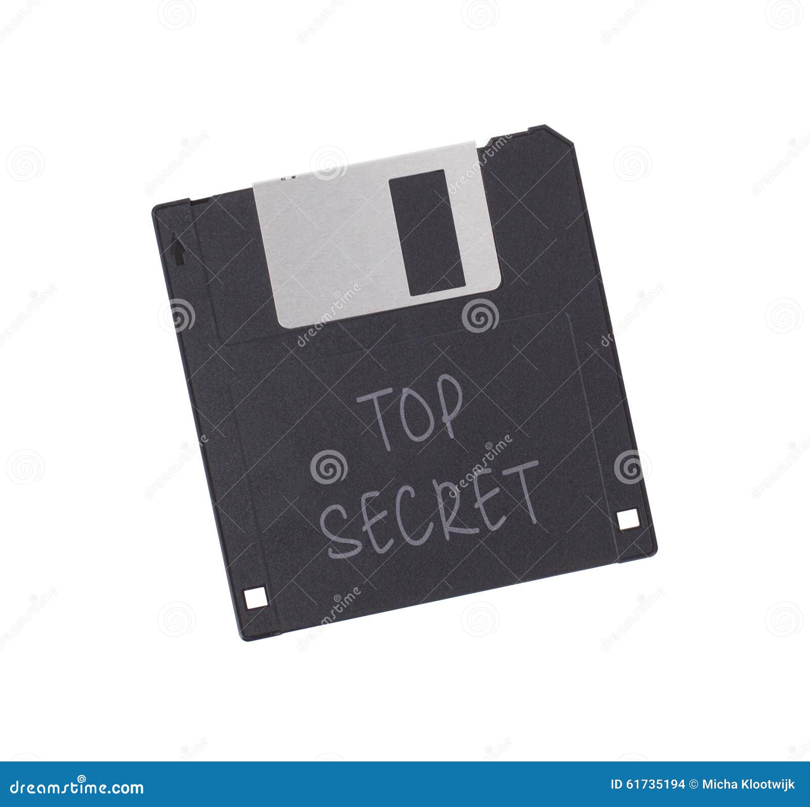 Floppy Disk - Tachnology from the Past, Isolated on White Stock Photo ...