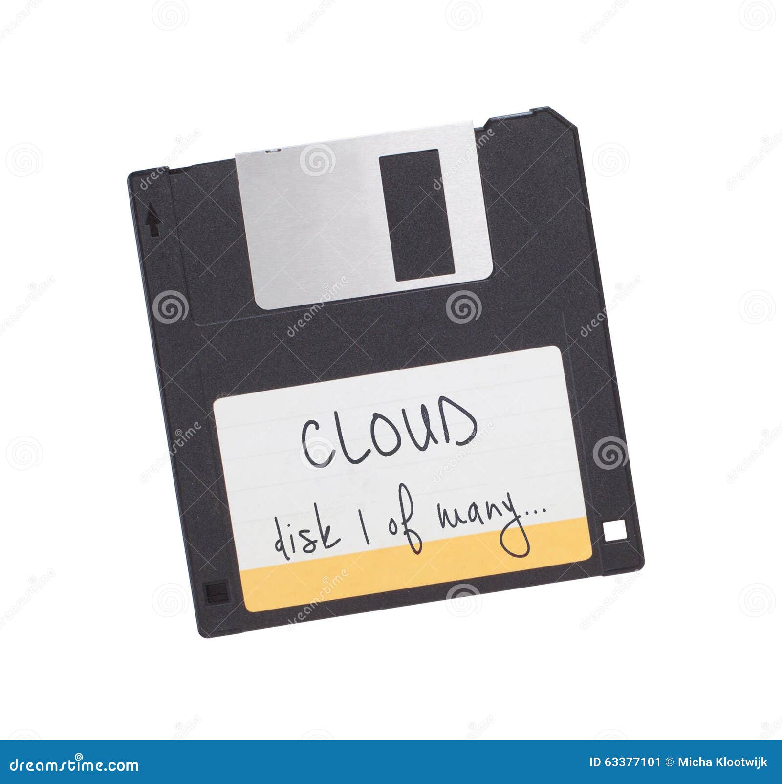 Floppy Disk - Technology from the Past, Isolated on White Stock Image ...