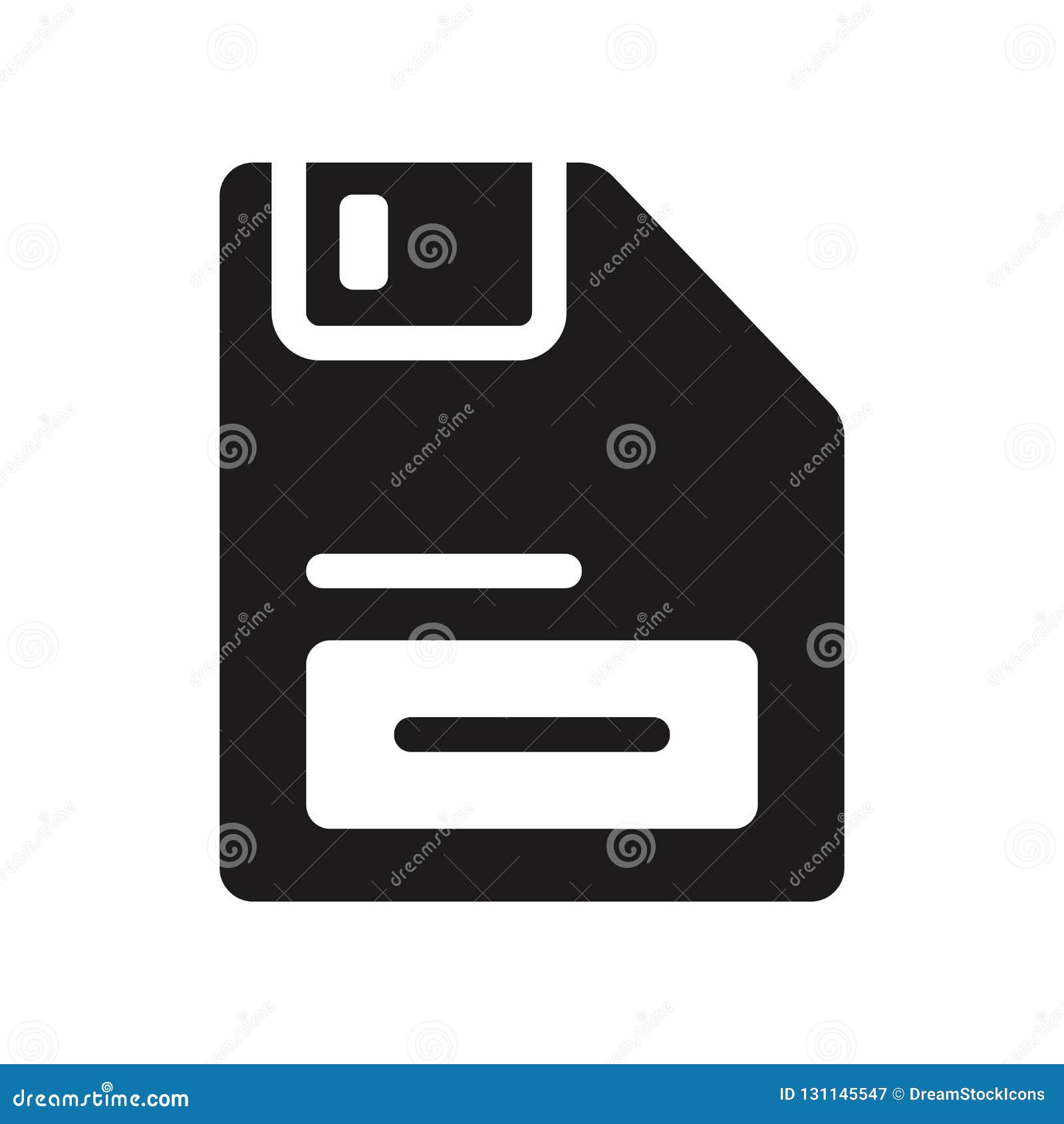 Floppy Disk Upside Down Icon. Trendy Floppy Disk Upside Down Log Stock ...