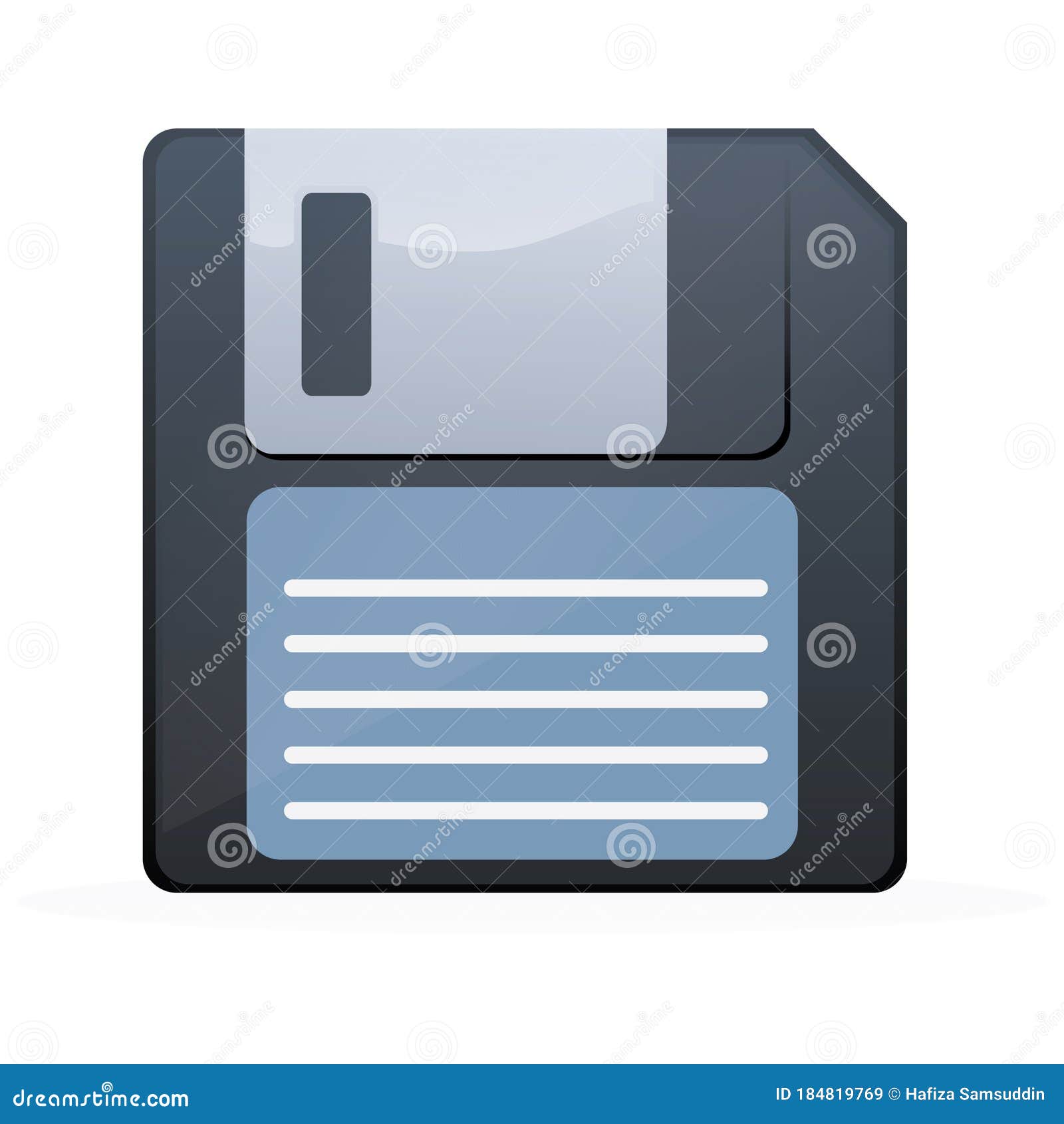 Floppy Disk. Vector Illustration Decorative Background Design Stock ...