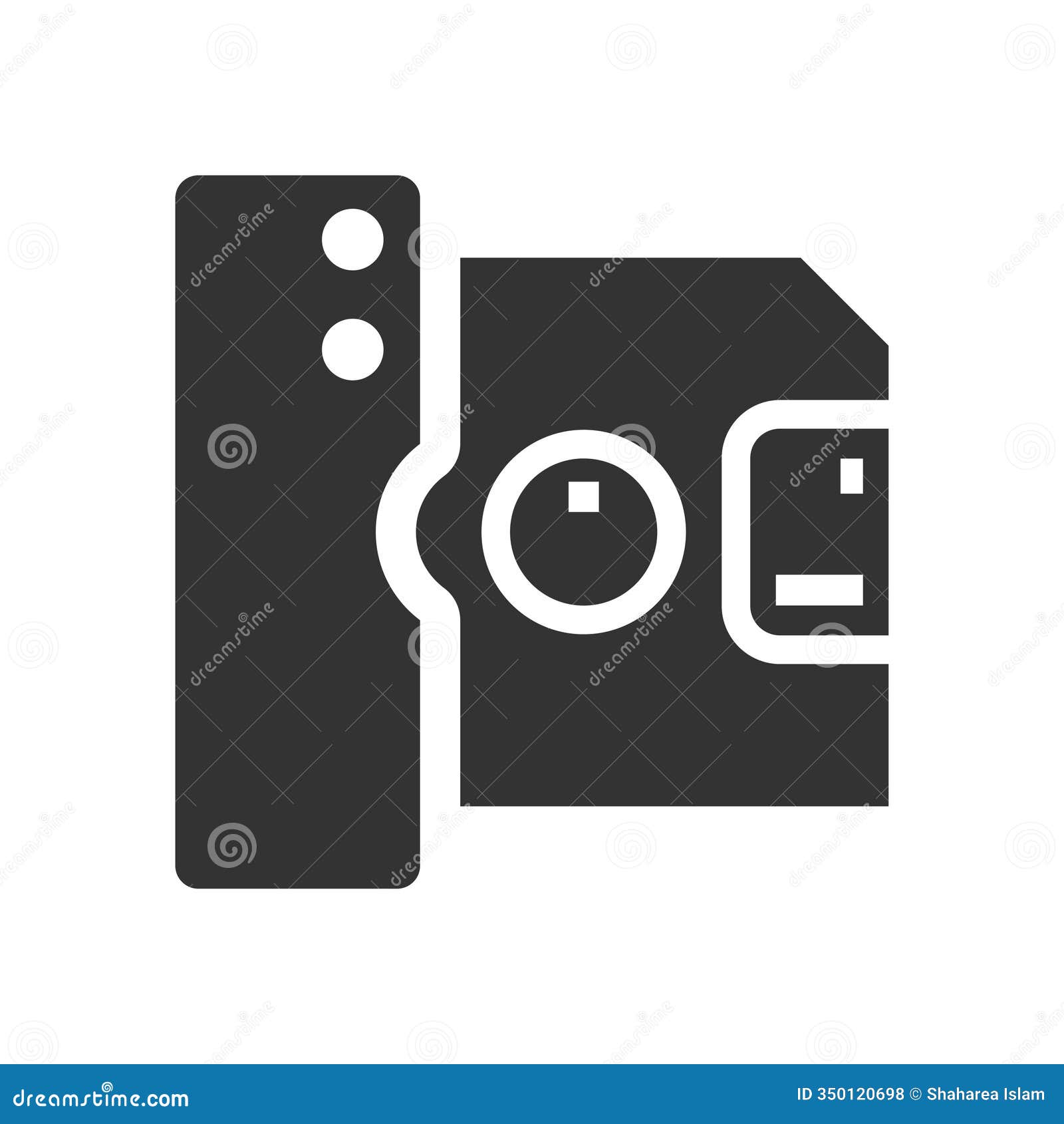 Floppy drive icon stock vector. Illustration of disk - 350120698