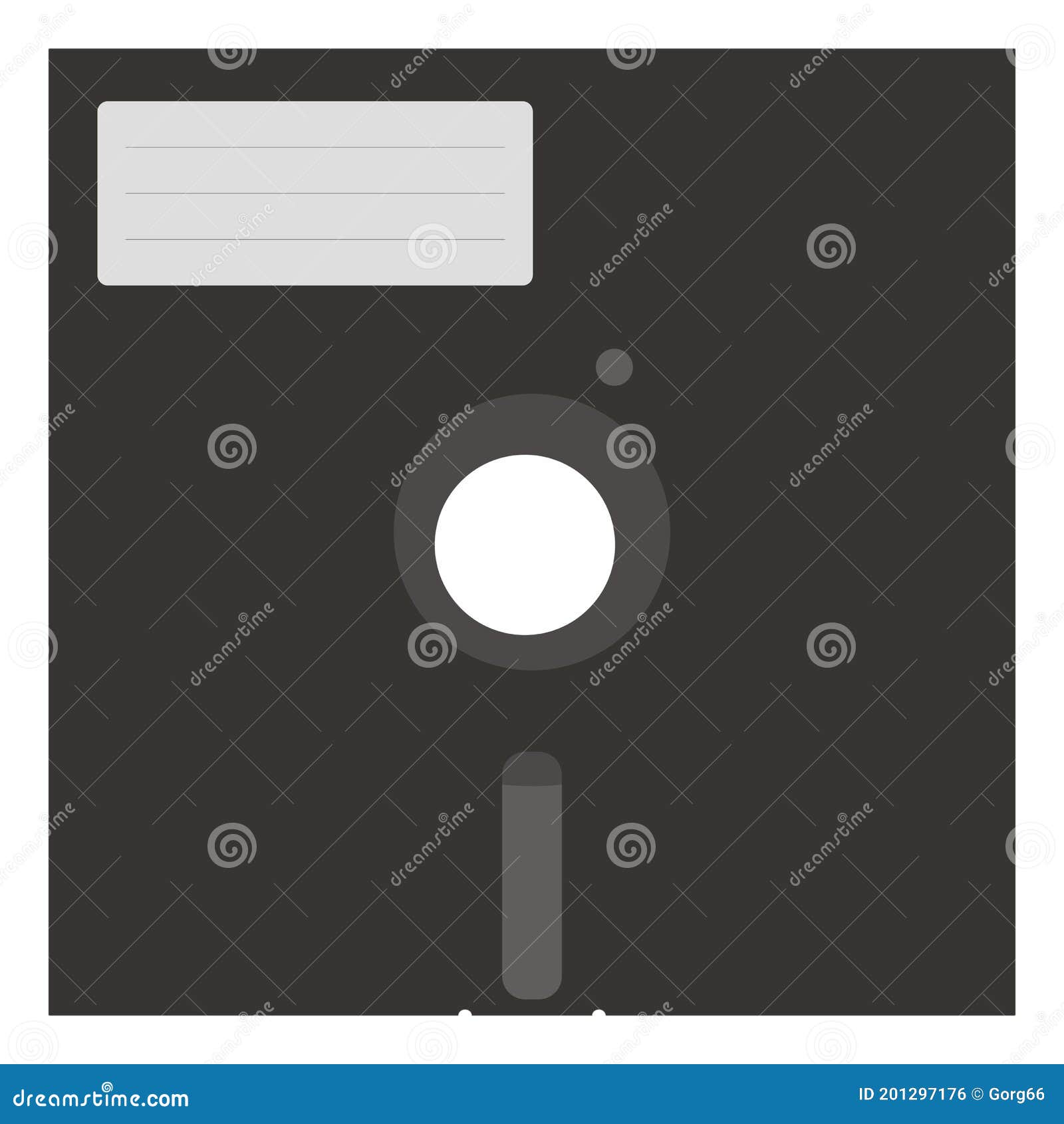 Floppy 8 Inch Disk Stock Photography | CartoonDealer.com #201297176