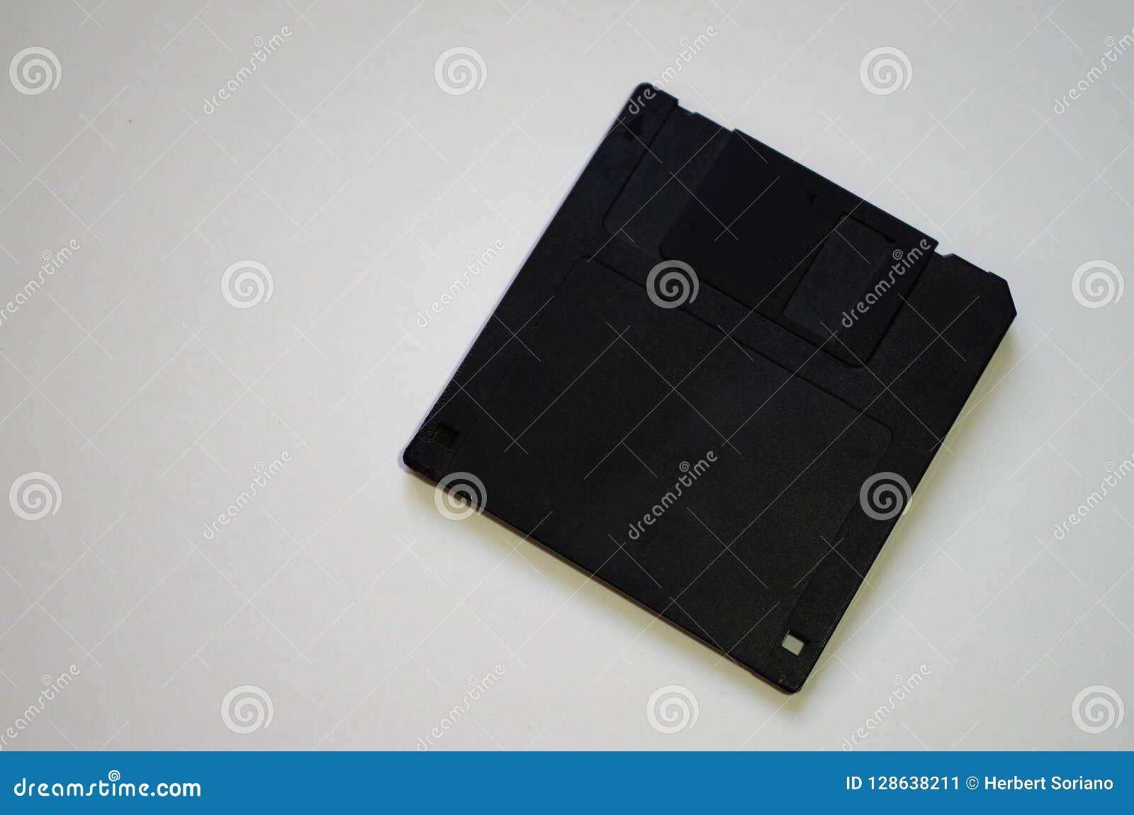 Floppy Retro Computer Disk 3.5 Inches Old Techonology Stock Image ...