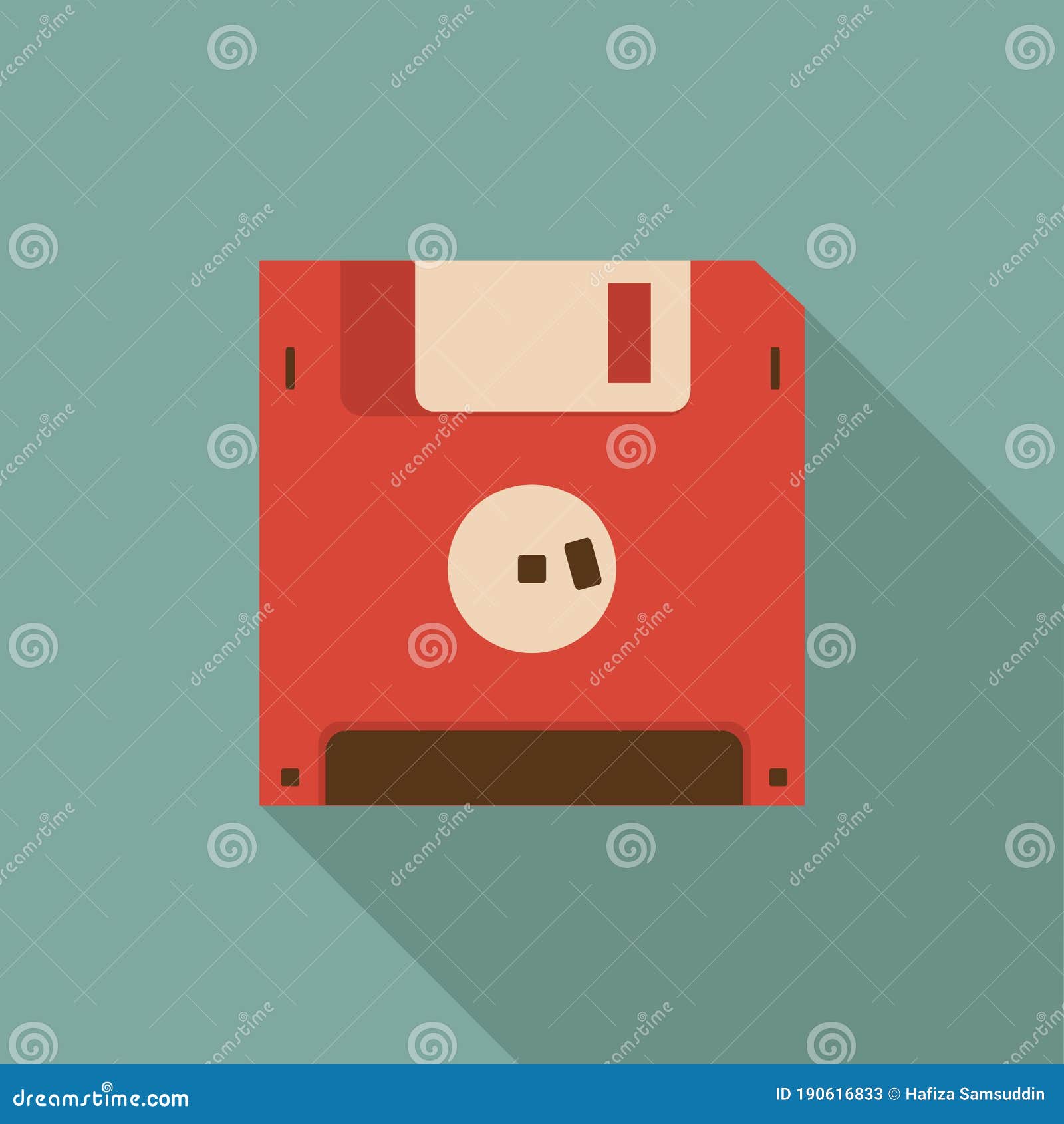 Floppy. Vector Illustration Decorative Design Stock Vector ...