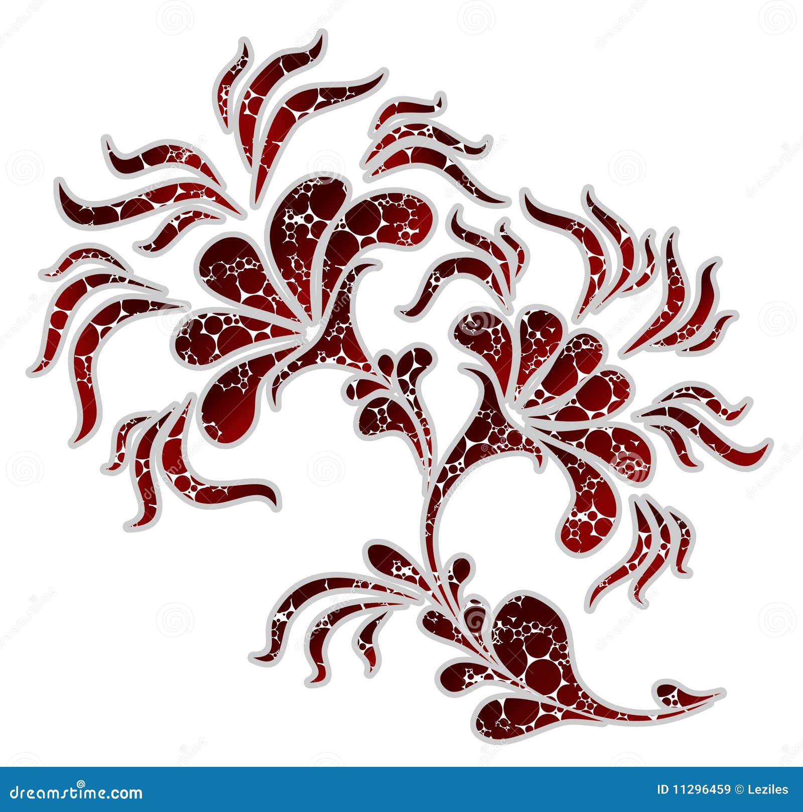 Flor abstracta ilustración del vector. Ilustración de extracto - 11296459