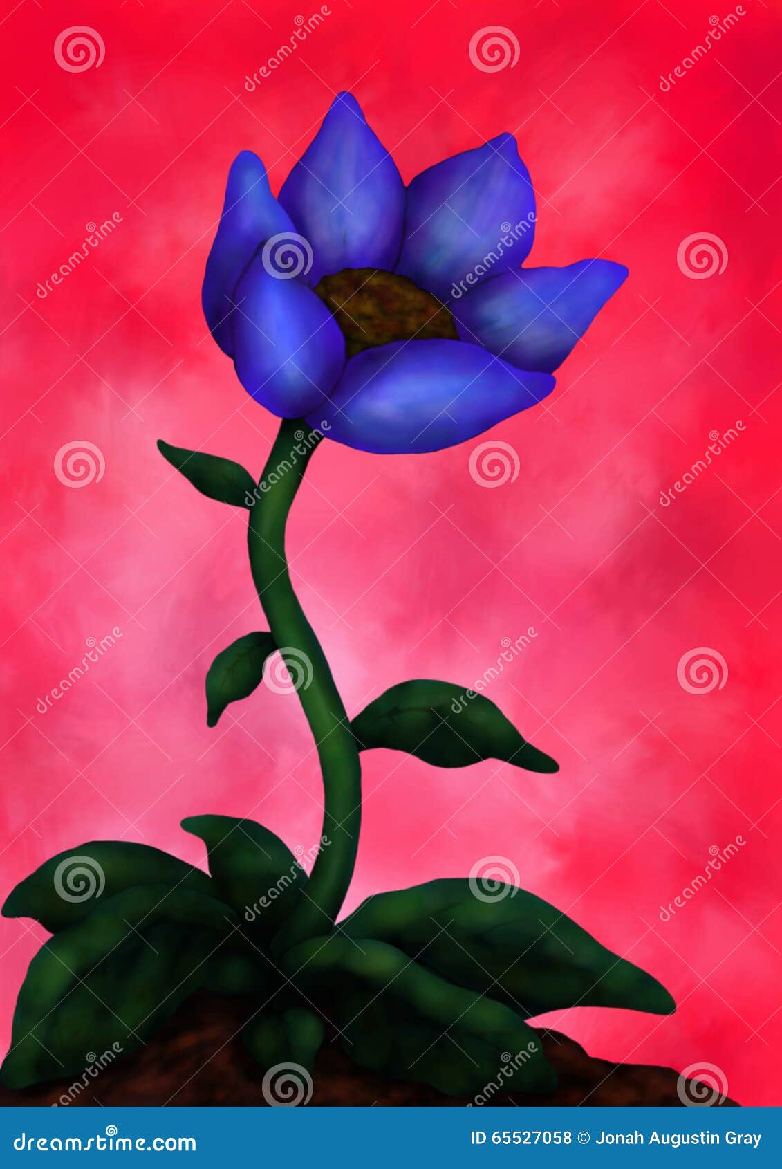 Flor Bonita 1 (flower Power, 2016) Ilustração Stock - Ilustração de ...