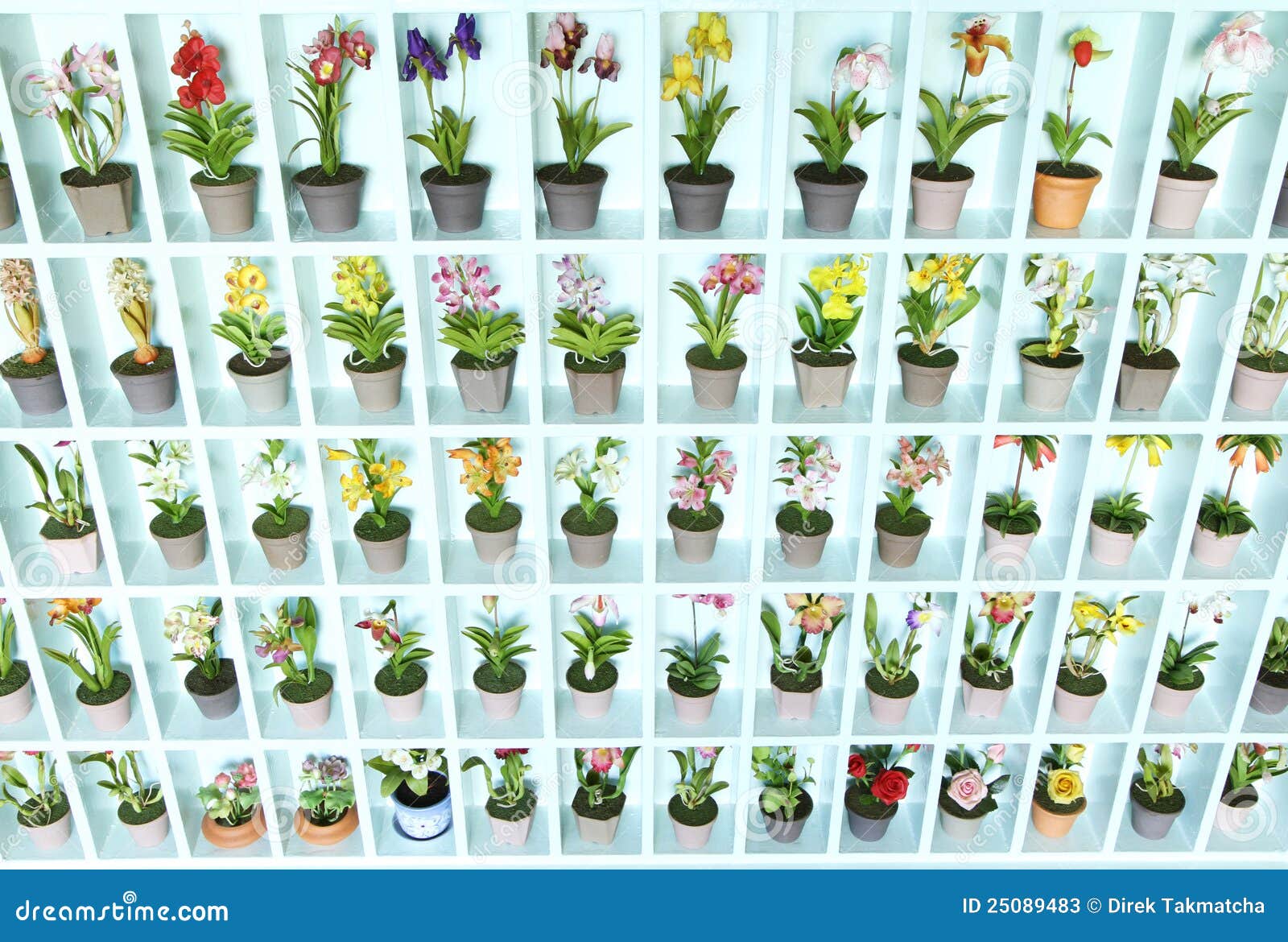 Flor Colorida De La Arcilla Imagen de archivo - Imagen de verde, grupo ...