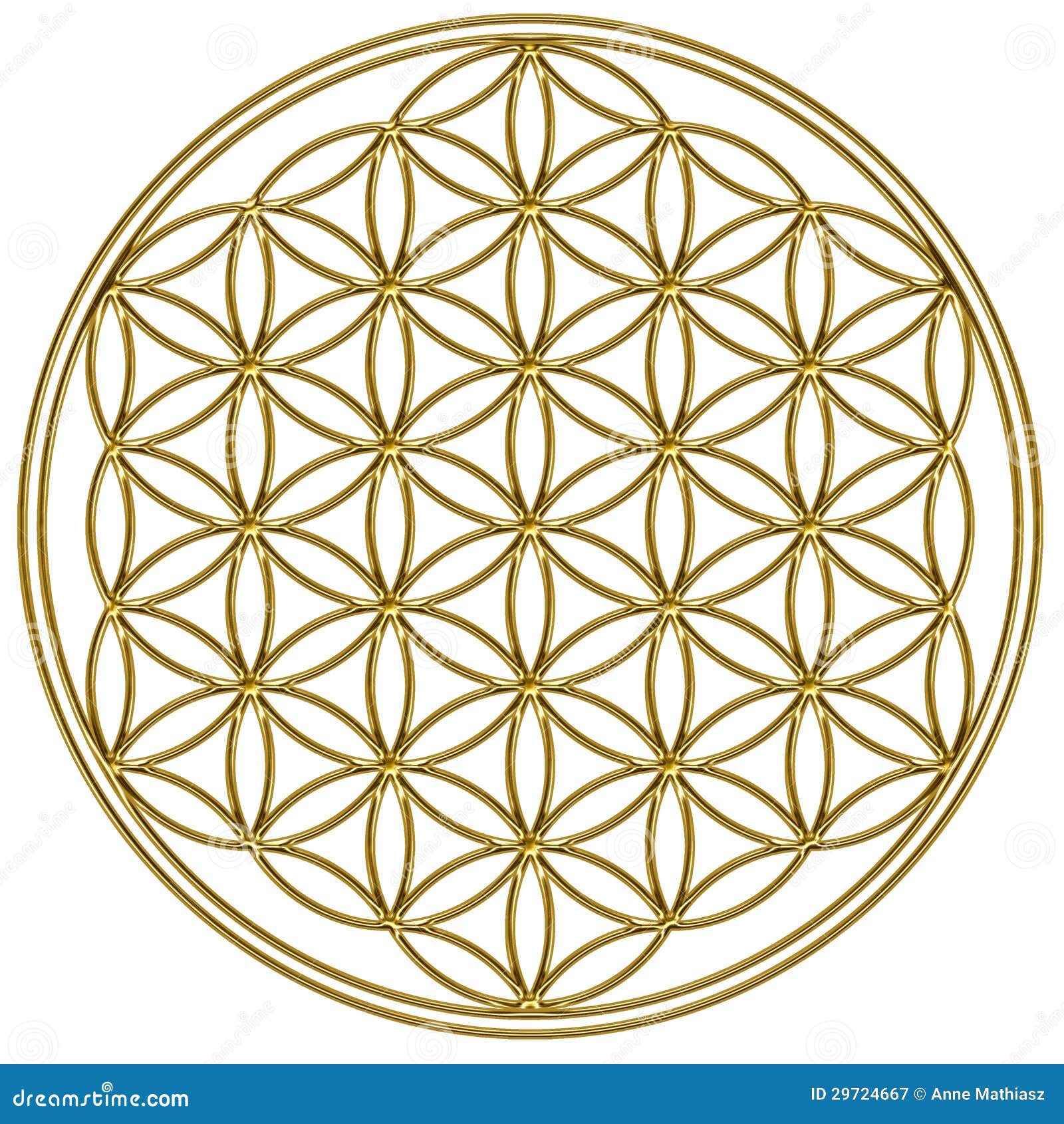 Flor Da Vida - Geometria Sagrado Ilustração Stock - Ilustração de santo ...