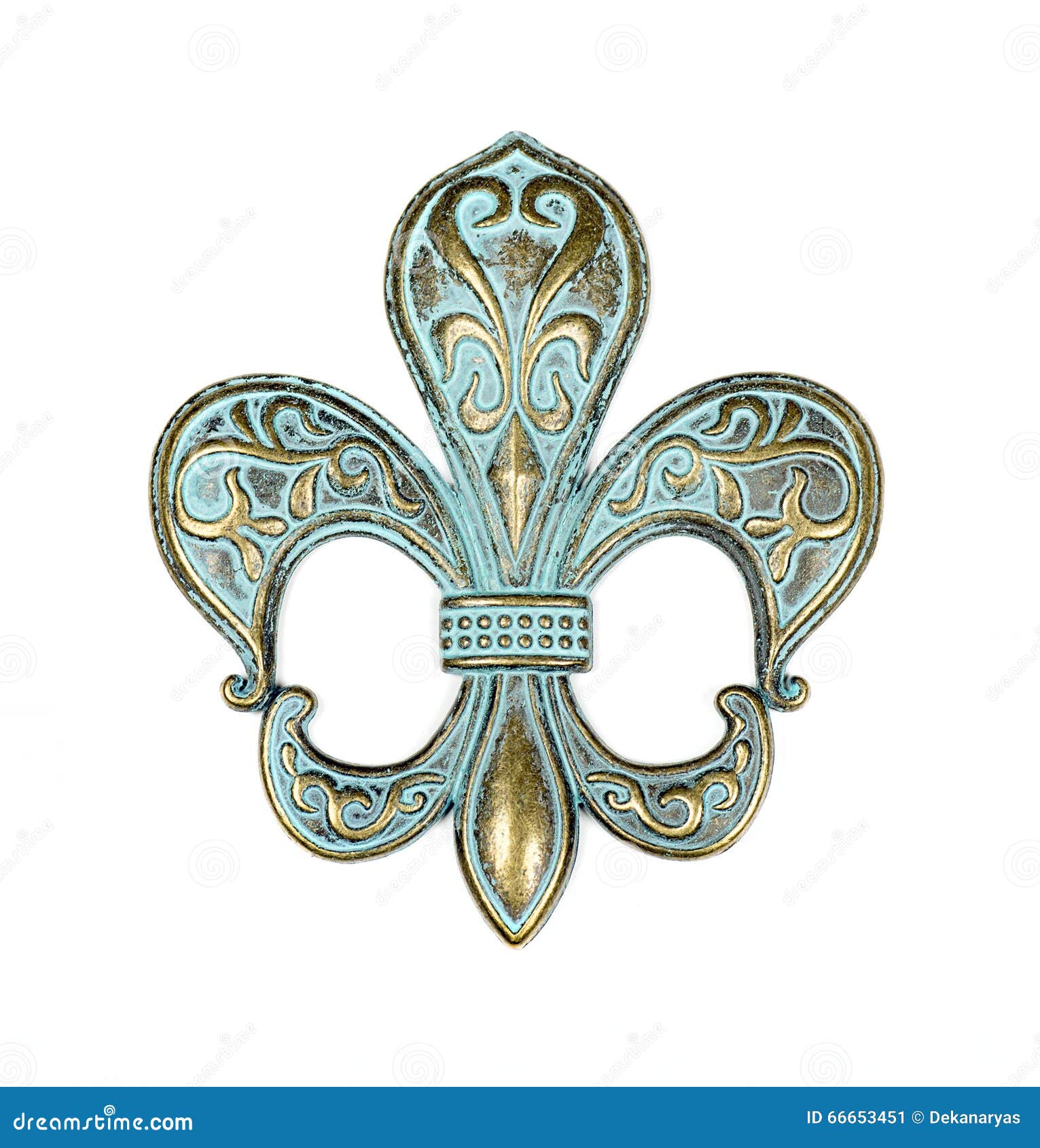 Flor de lis del vintage imagen de archivo. Imagen de insignias - 66653451