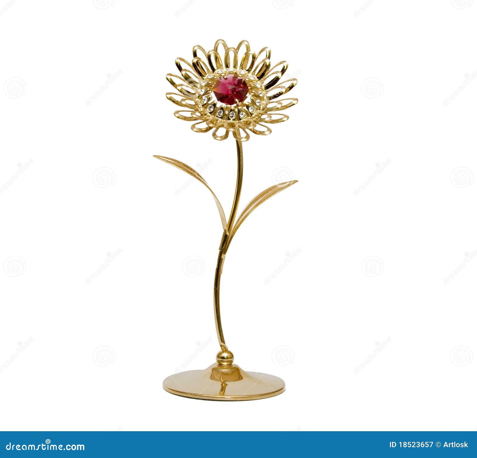 Flor del oro imagen de archivo. Imagen de objeto, arte - 18523657