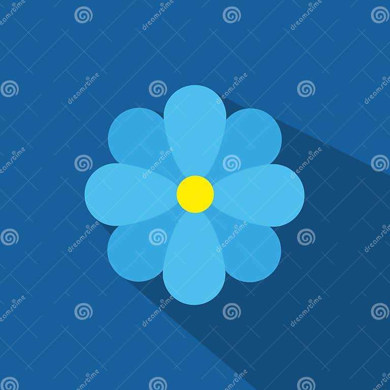 Flor lisa ilustração do vetor. Ilustração de fundo, planta - 81349034