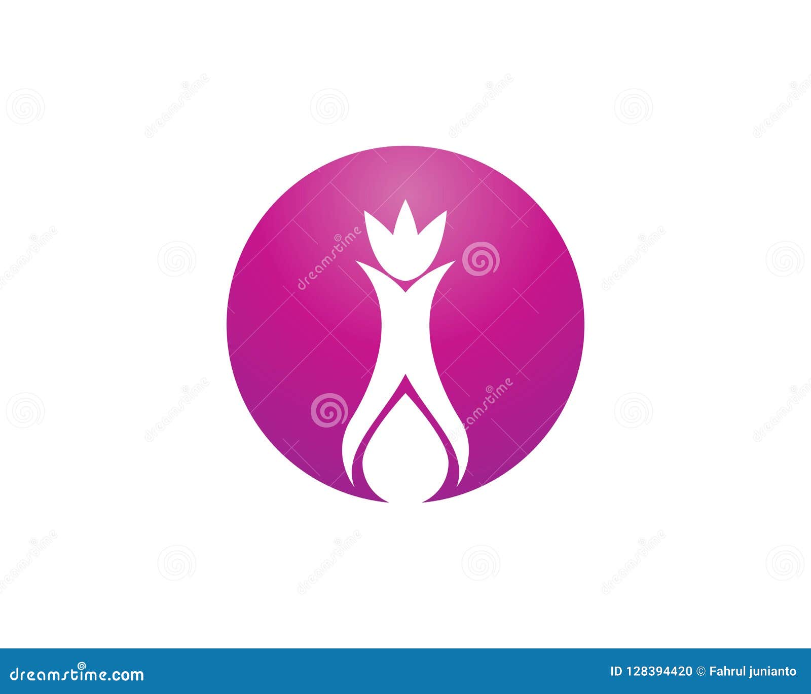 Flor Logo Template ilustração do vetor. Ilustração de etiqueta - 128394420