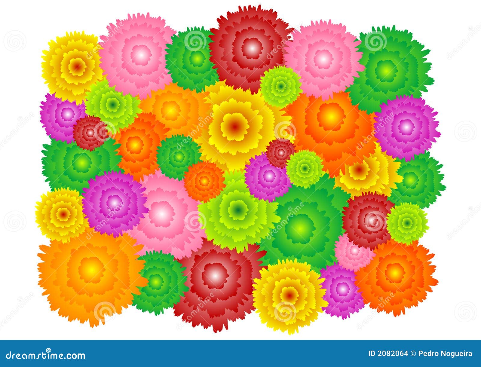 Flor pattern_38 ilustración del vector. Ilustración de ilustraciones ...
