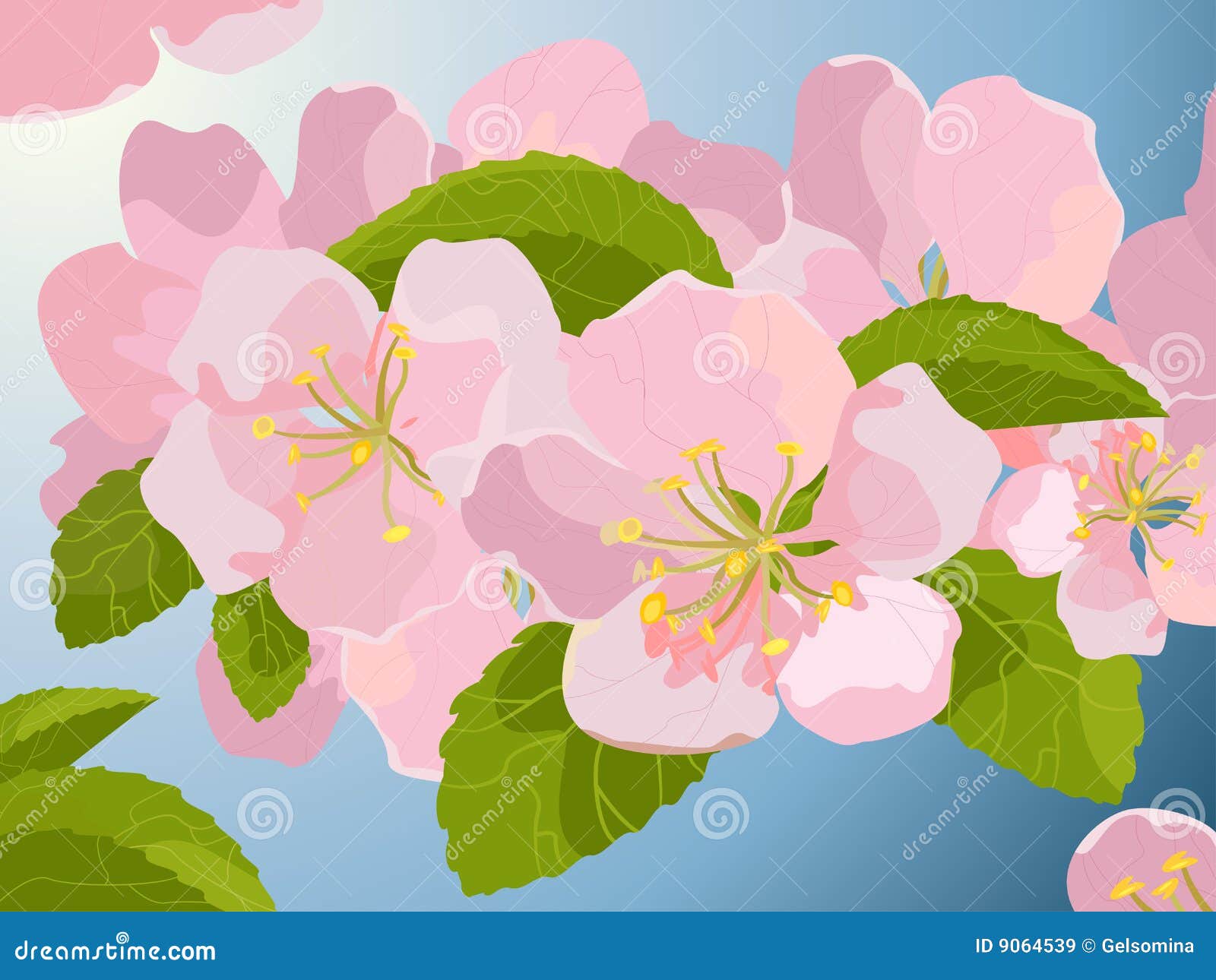 Flor, vector ilustración del vector. Ilustración de abrigo - 9064539