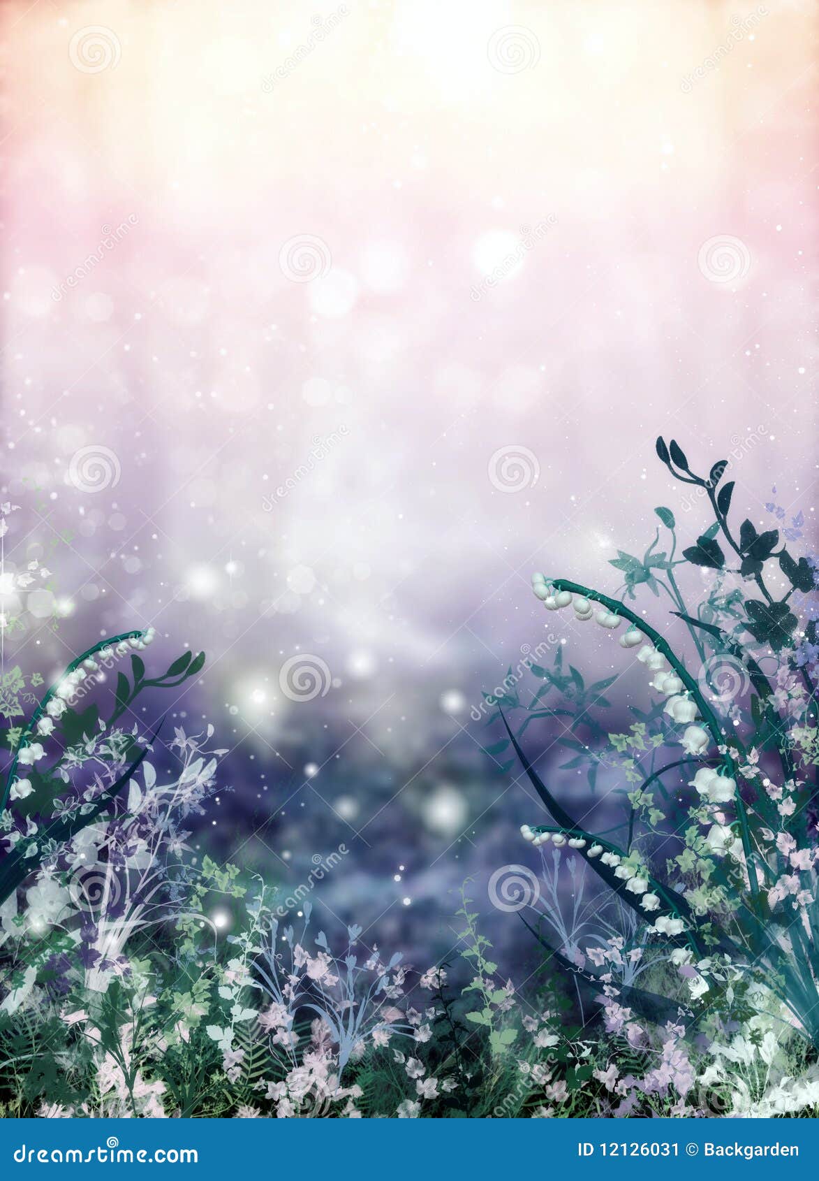 Flora Abstract Background Pattern. Stock Image - Image of green ...