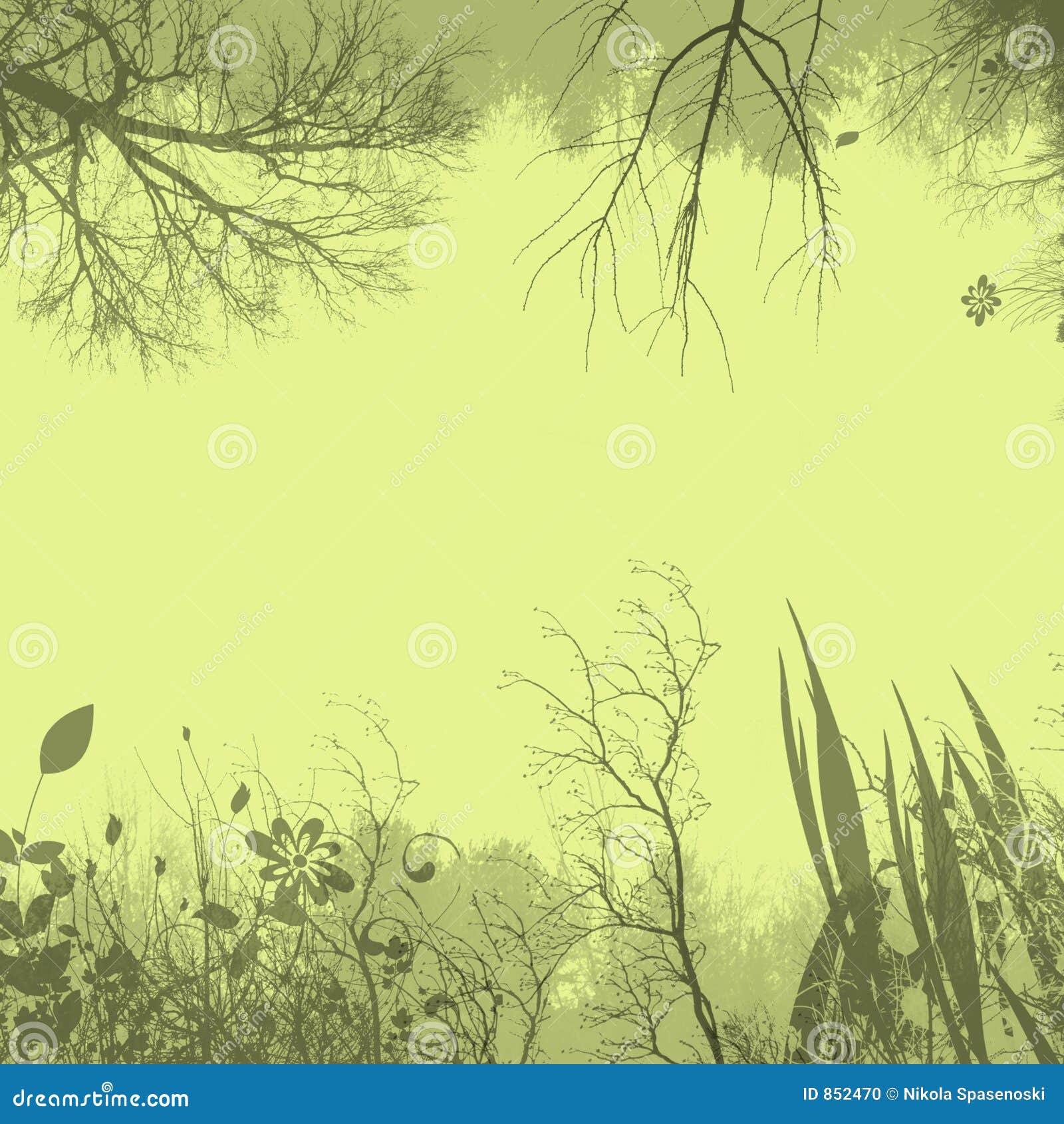 Flora background stock illustration. Illustration of dense - 852470