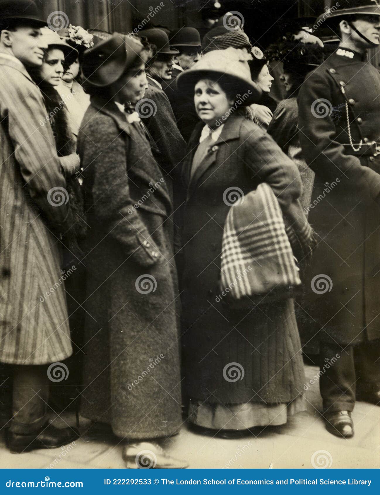 Flora Drummond Outside Bow Street, C.1908. Picture Image: 222292533