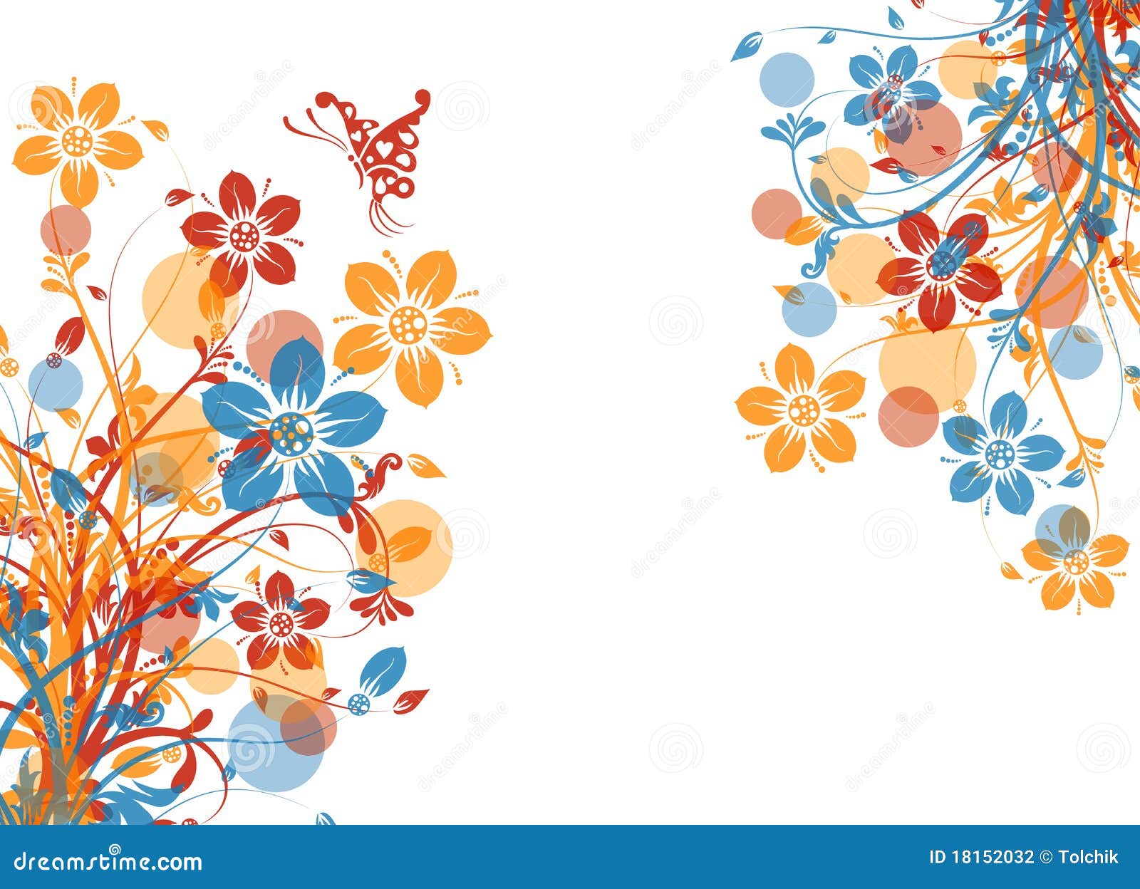 Floral Abstract Background, Stock Vector - Illustration of pattern ...