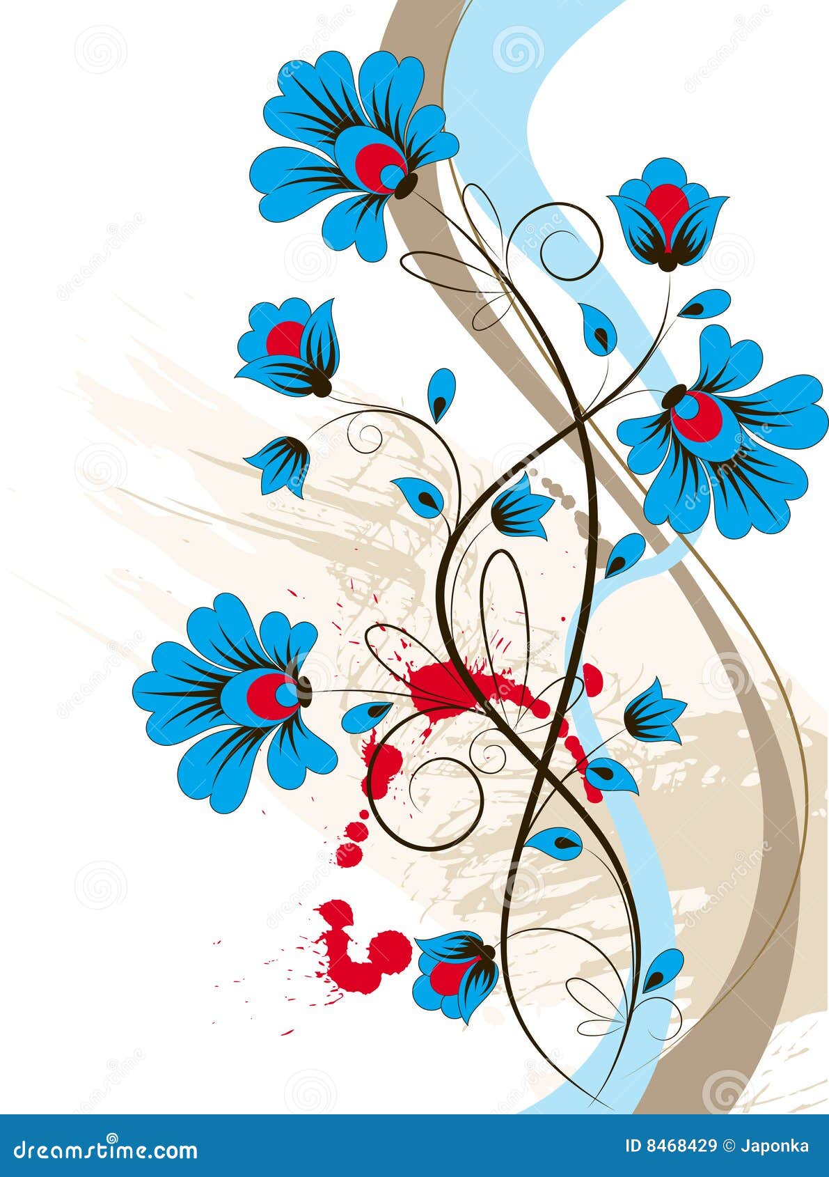 Floral Abstract Background. Picture Image: 8468429