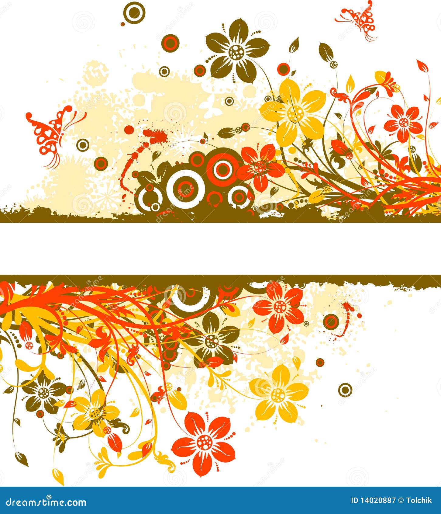 Floral Abstract Background, Vector Stock Vector - Illustration of ...