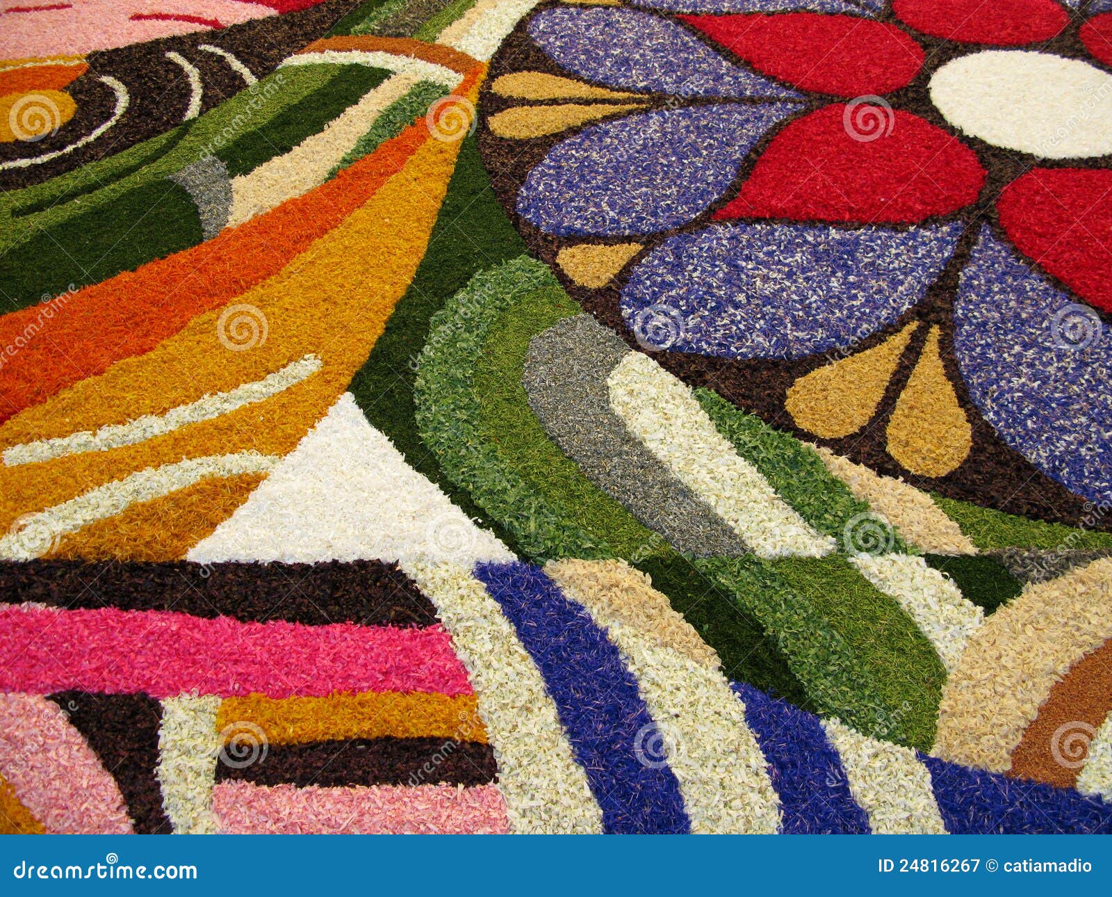 Floral Abstract Composition Stock Image - Image of abstract, petals ...