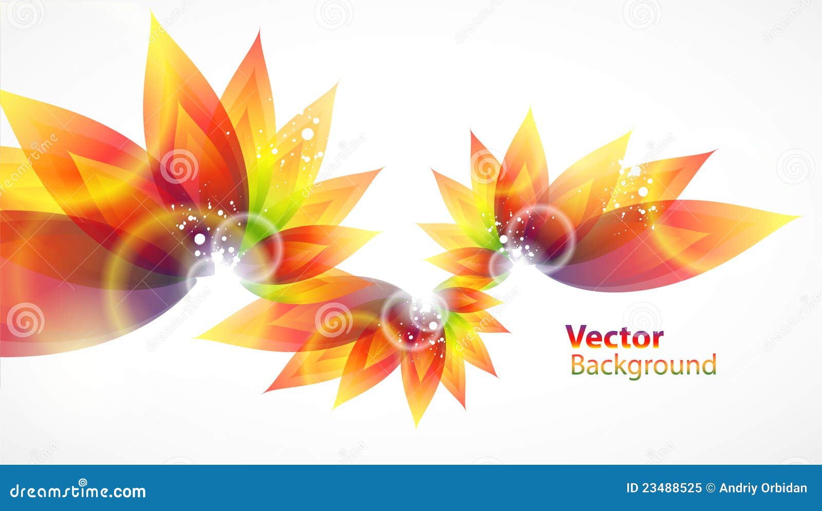 Floral Abstract Vector Background Stock Vector - Illustration of ...