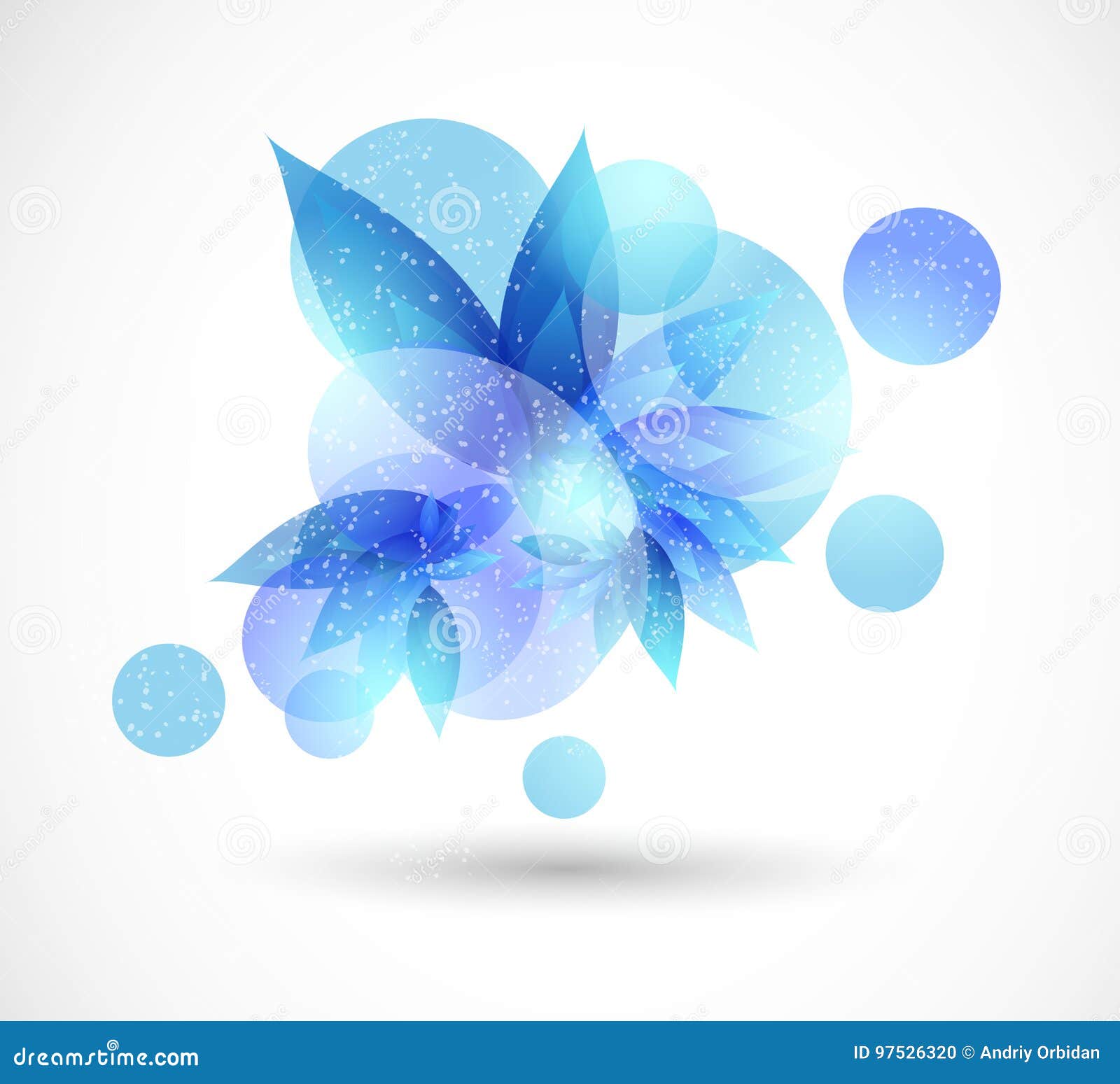 Floral Abstract Vector Background Stock Vector - Illustration of ...