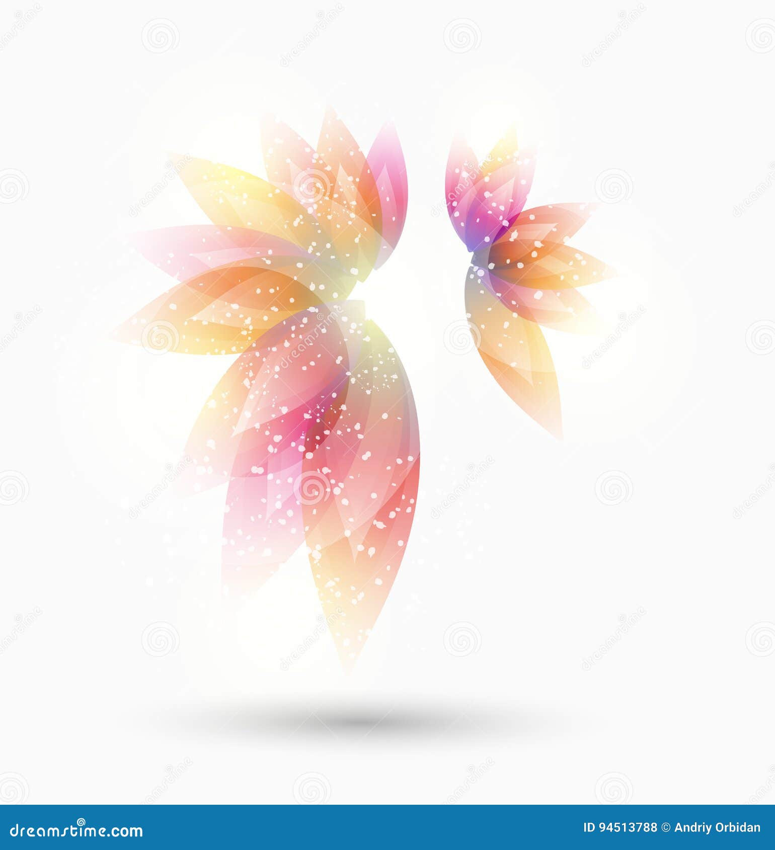 Floral Abstract Vector Illustration Stock Vector - Illustration of ...